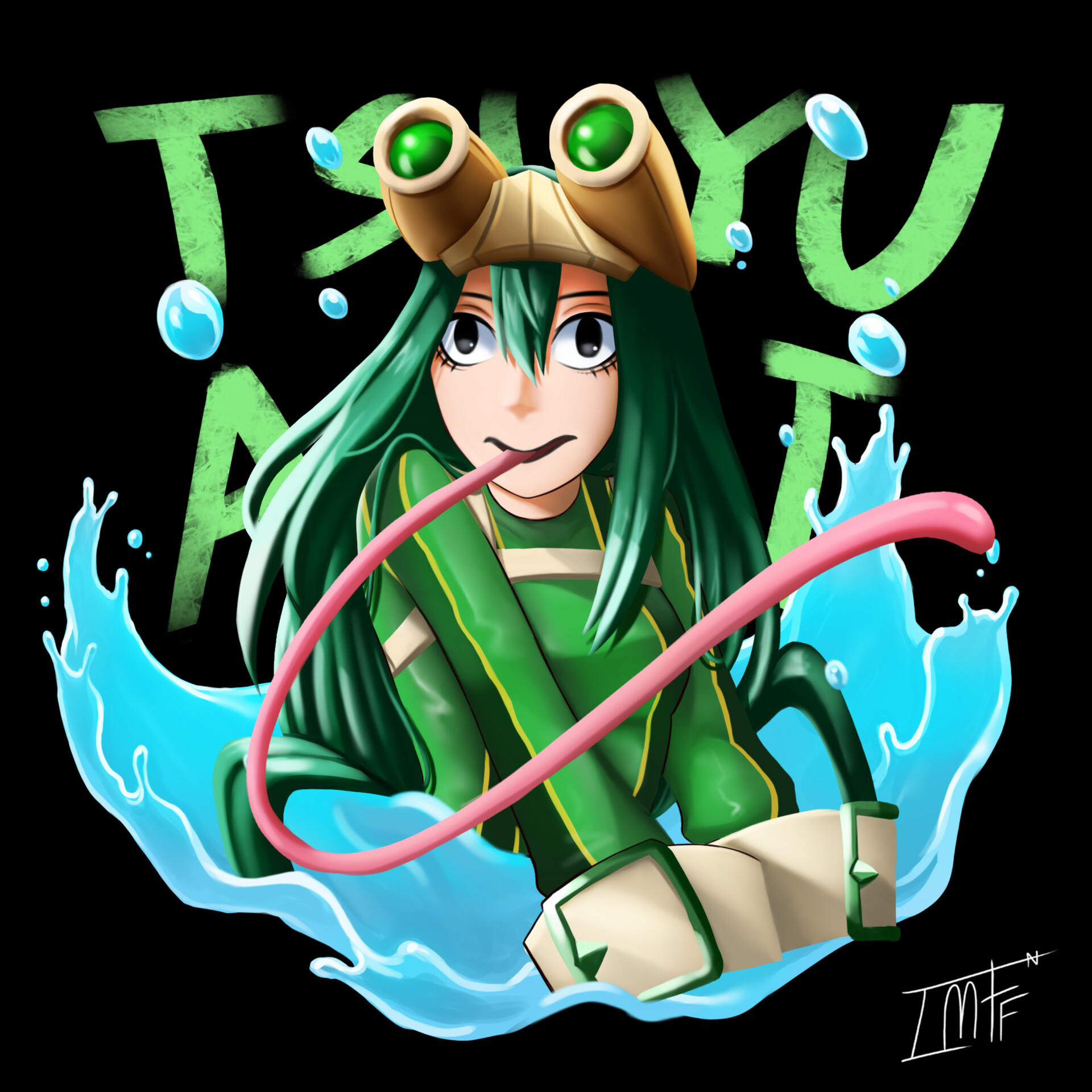 ArtStation - Tsuyu Asui fanart