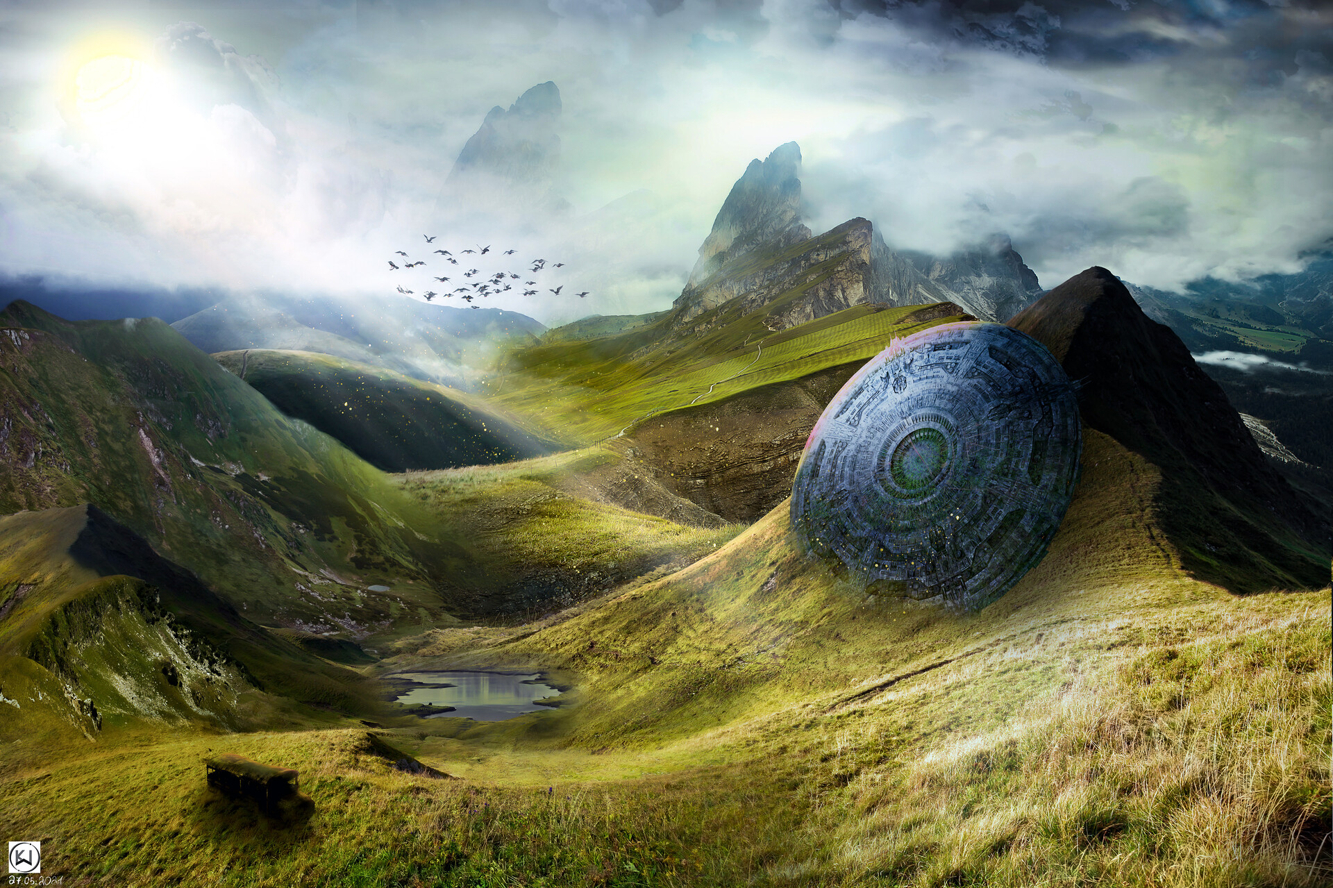 ArtStation - Ufo Landscape