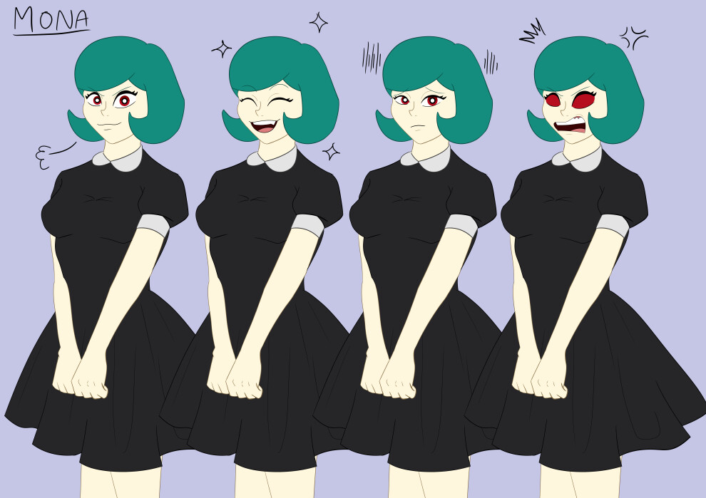 ArtStation - MALICE - Character Sprite Examples [OC]