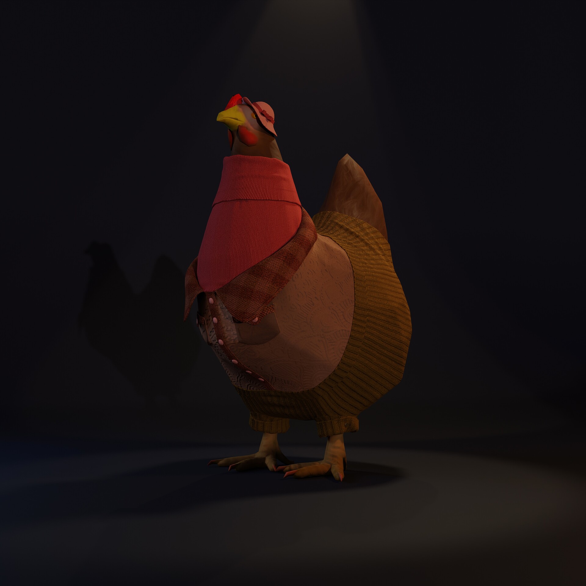 ArtStation - Fancy garb for a fancy hen