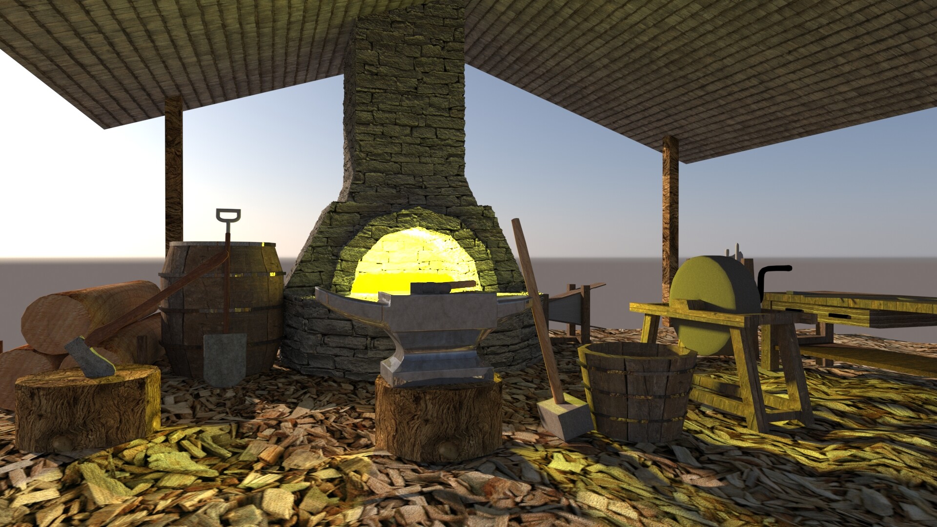 ArtStation - Blacksmith School Assignment