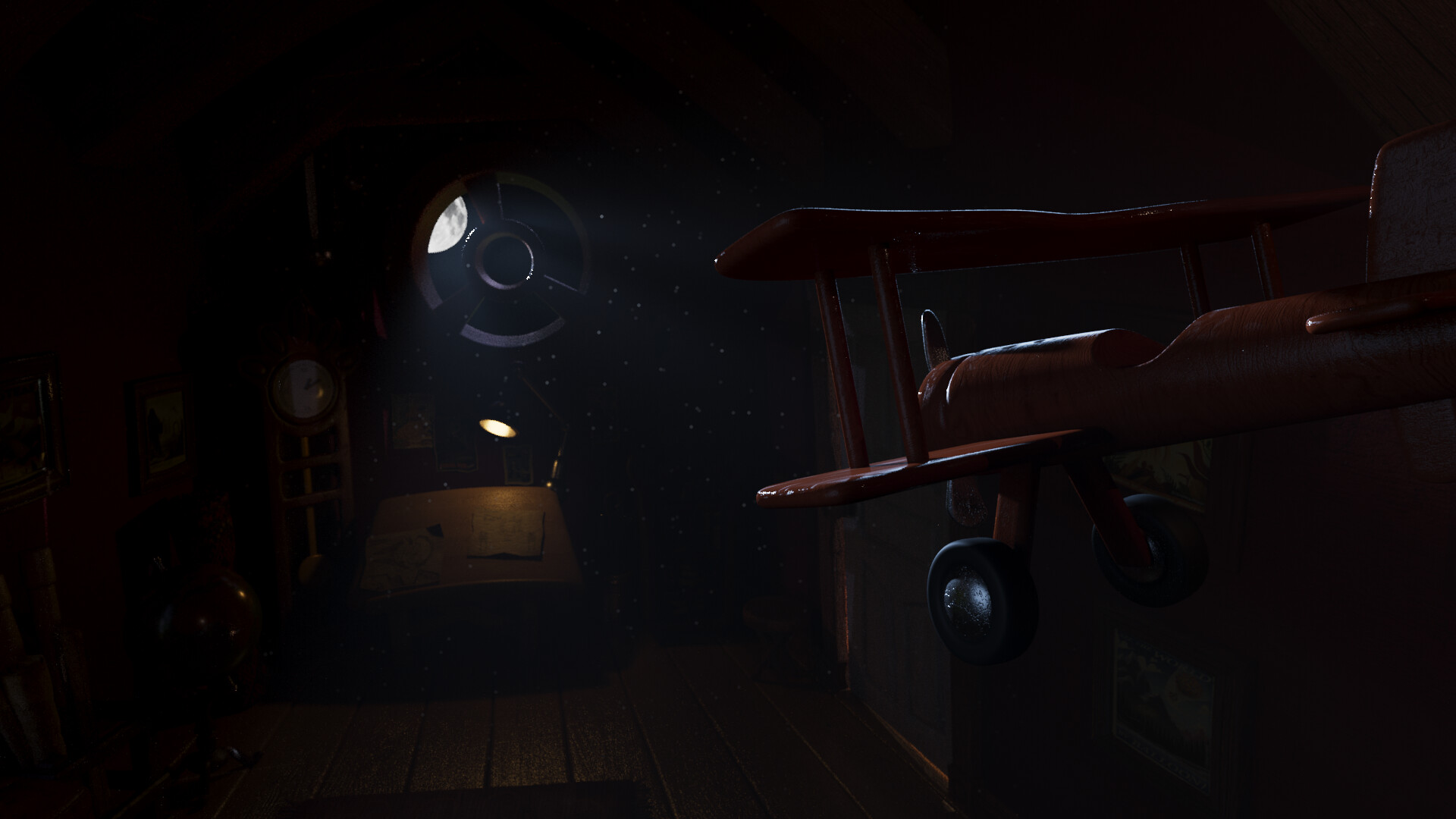 ArtStation - The Attic - Night Lighting