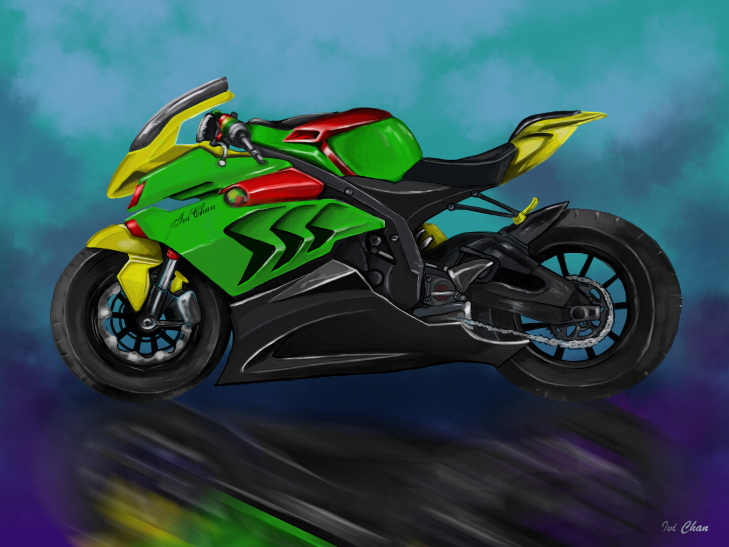 ArtStation - Motorcycle