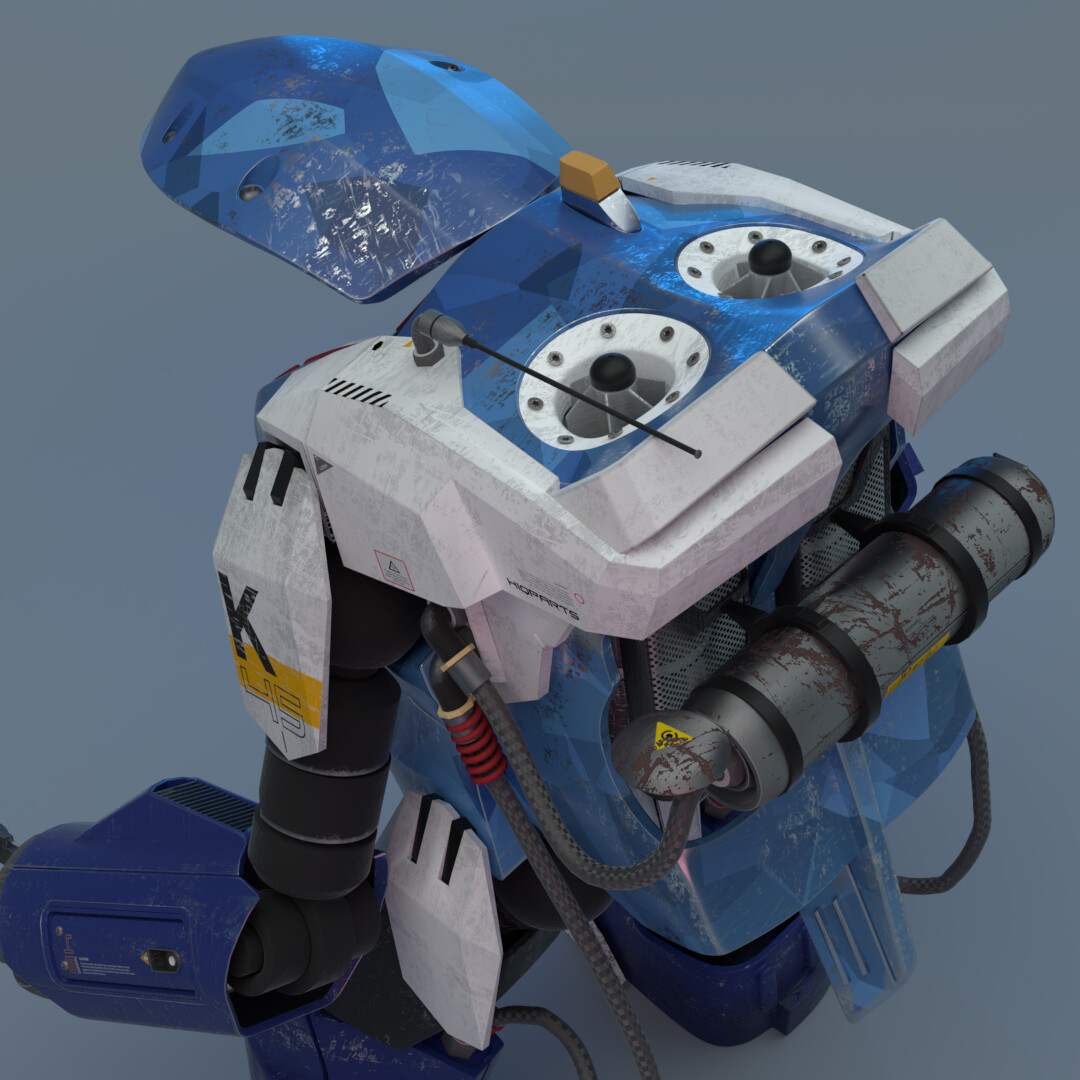 Chris Rüpp - 3D Designer & Illustrator - Mech Explorer