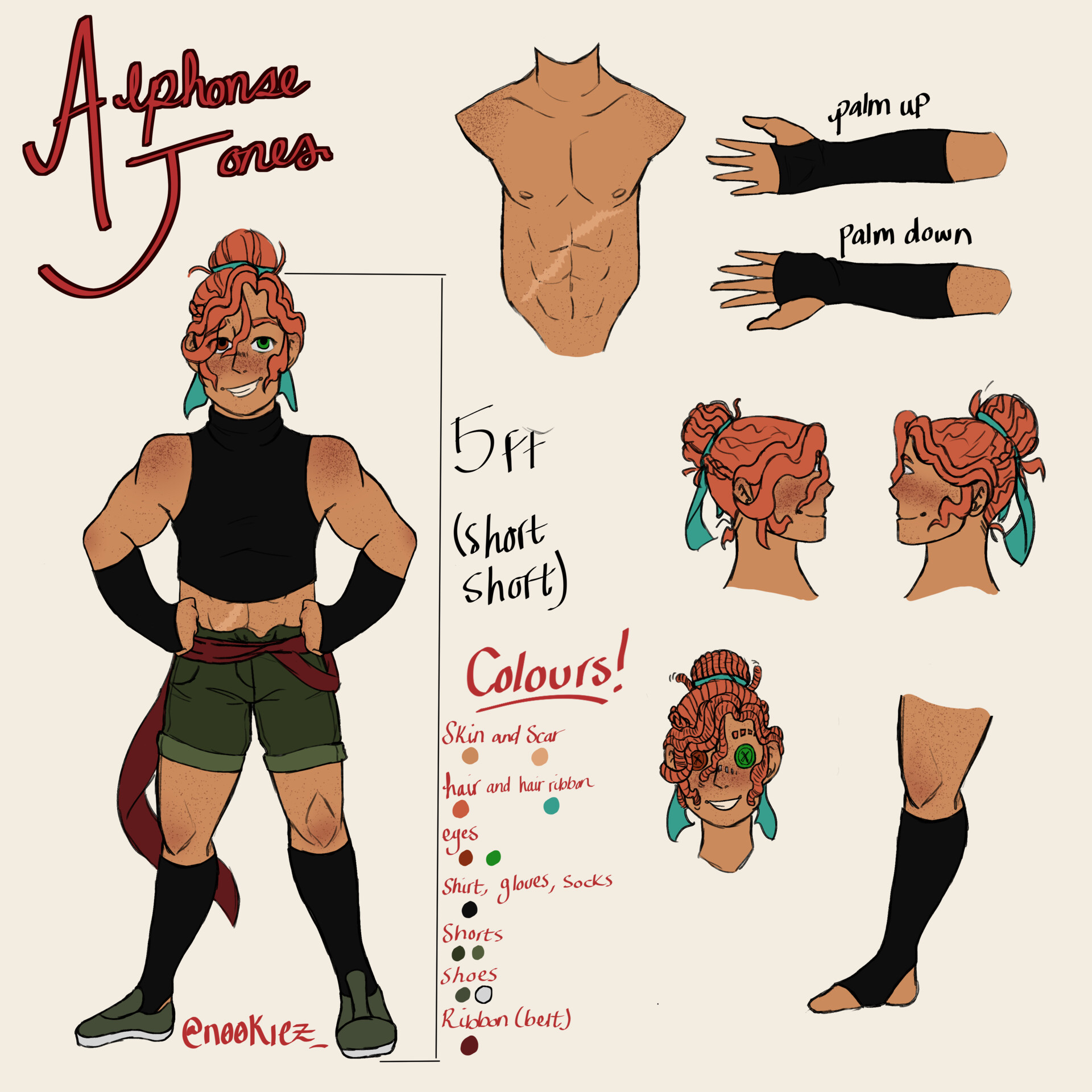 ArtStation - Reference Sheet - Alphonse Jones