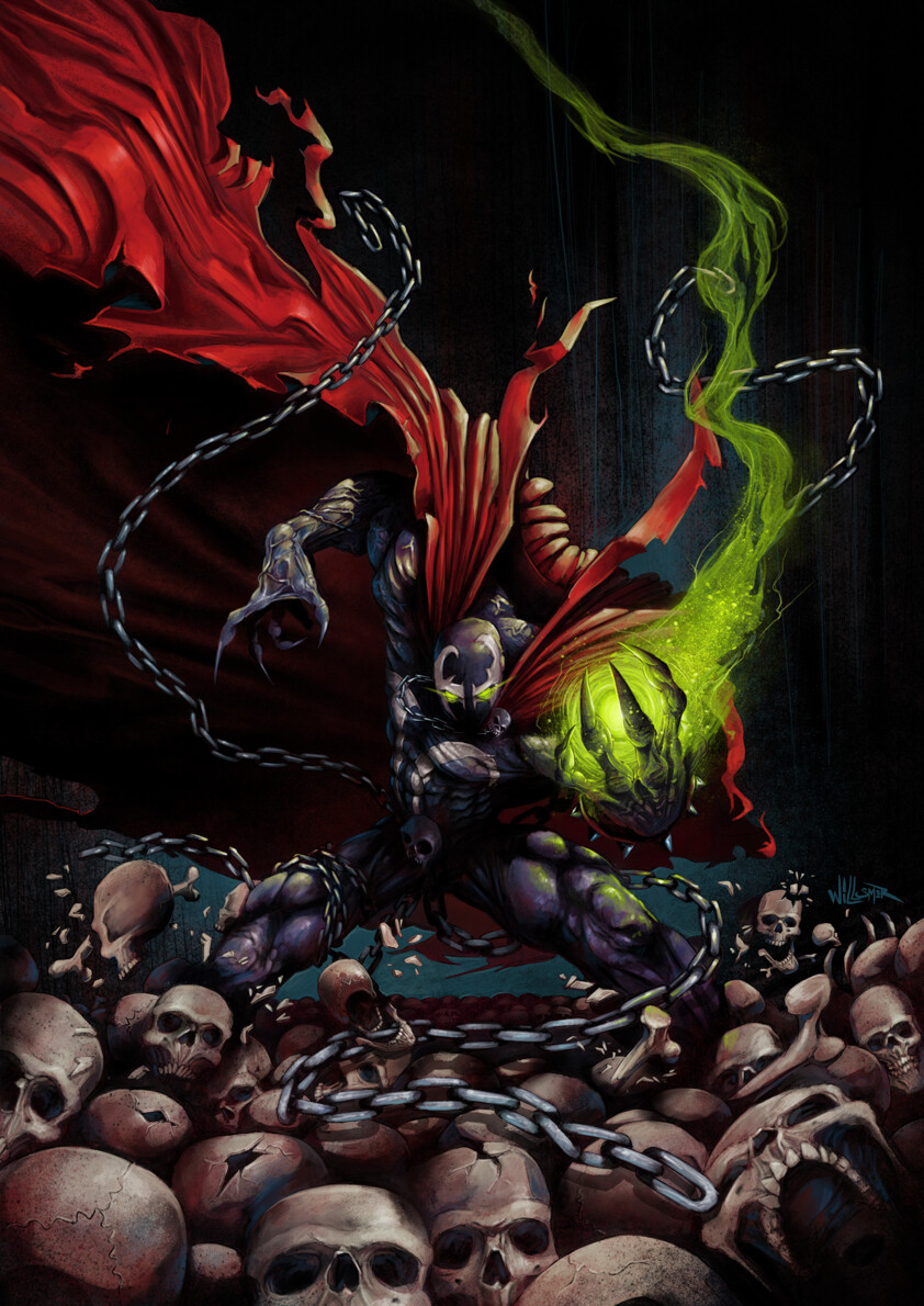 Spawn Comic Art Wallpaper