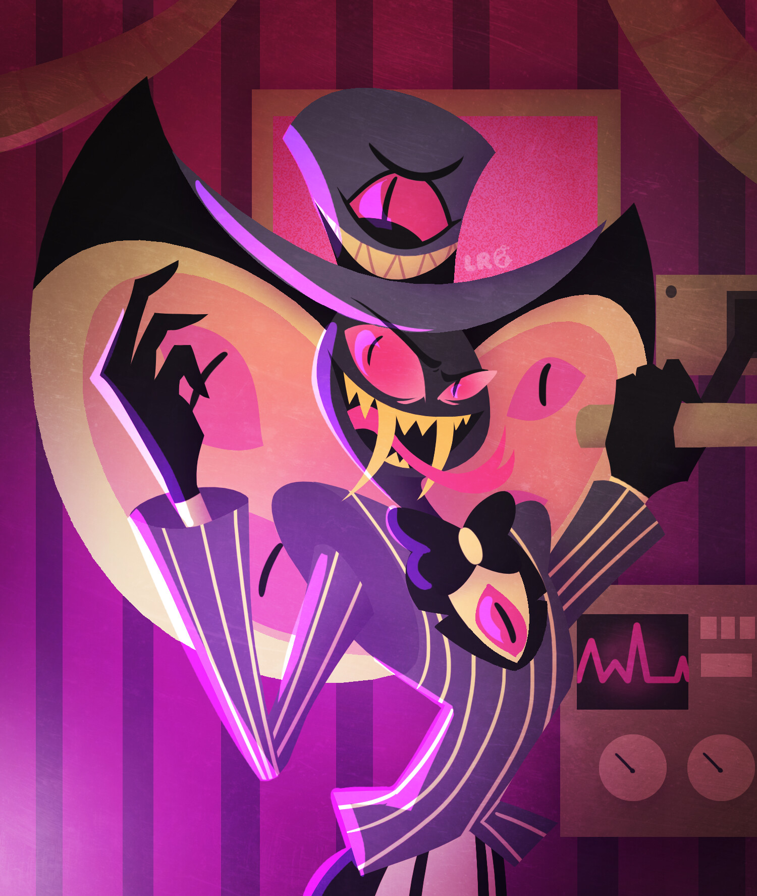 ArtStation - Sir pentious fanart - Hazbin Hotel