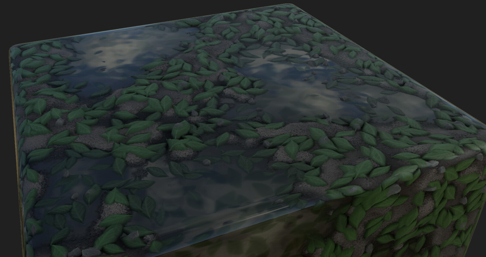 Callum Mitchell - A leafy, muddy pond