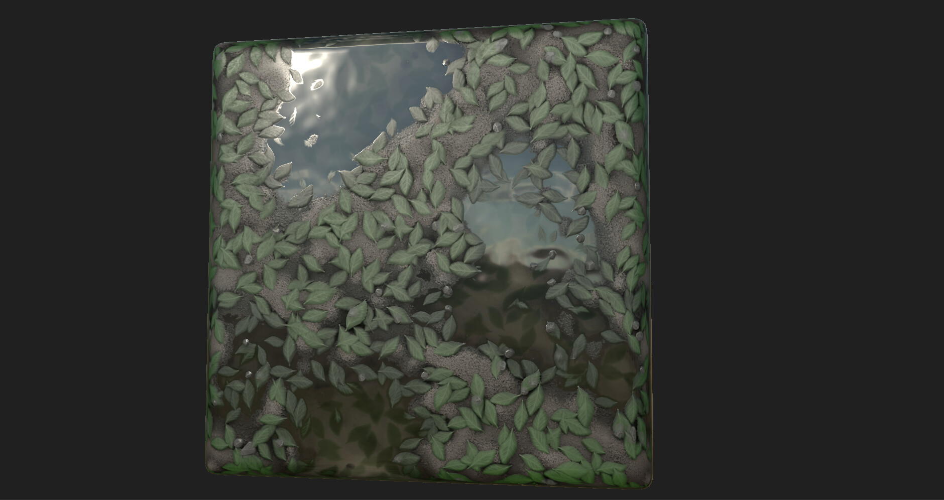 Callum Mitchell - A leafy, muddy pond