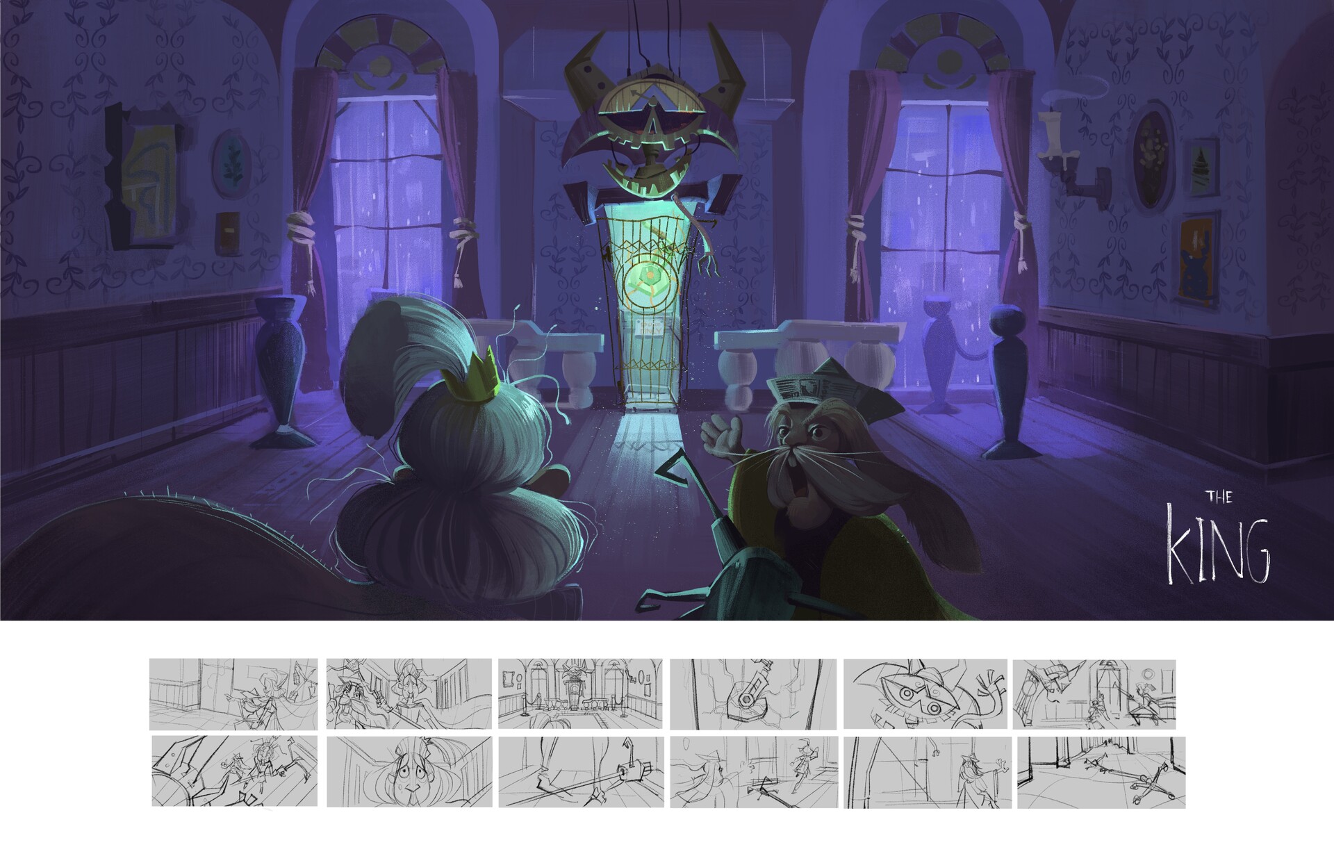 ArtStation - The King (Cinematic moment)