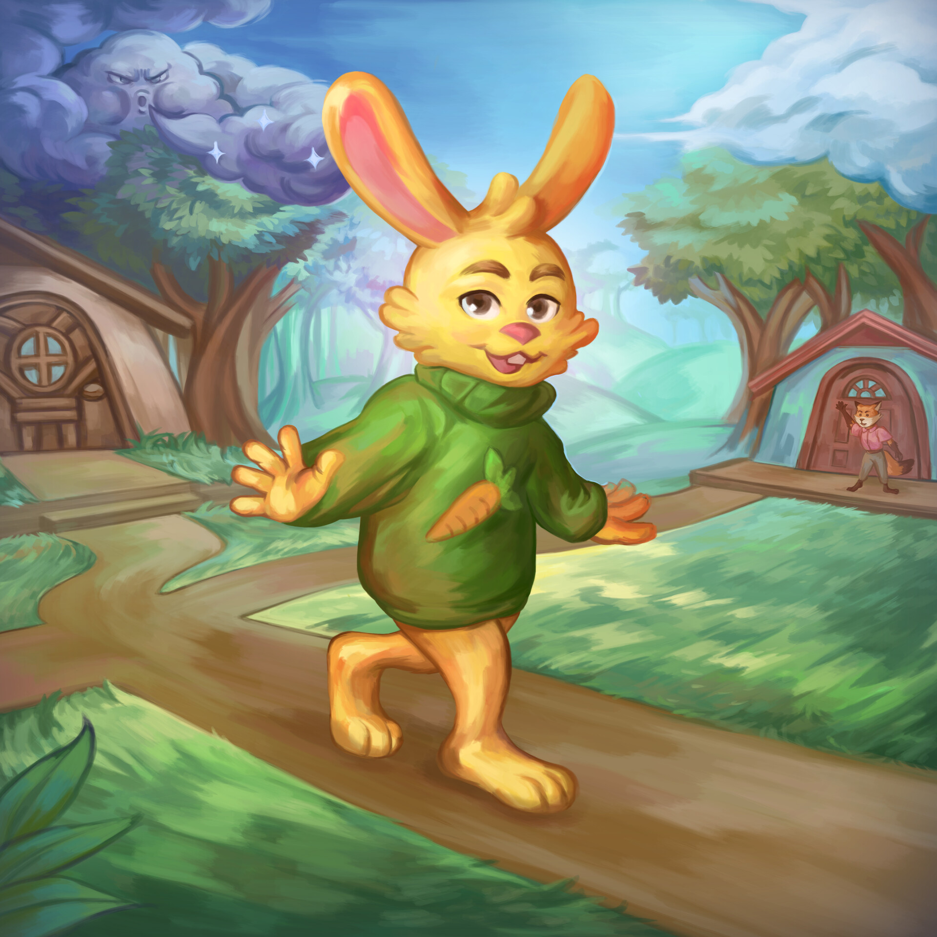 ArtStation - Little rabbit Oliver
