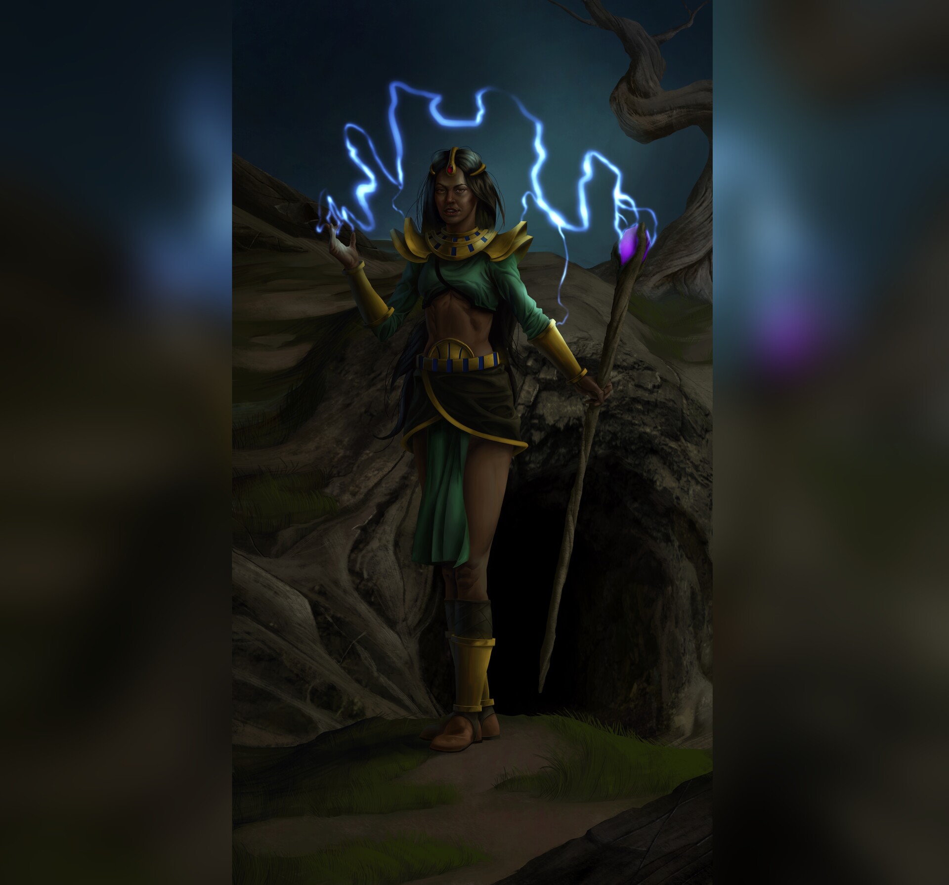 ArtStation - Diablo 2 - Sorceress