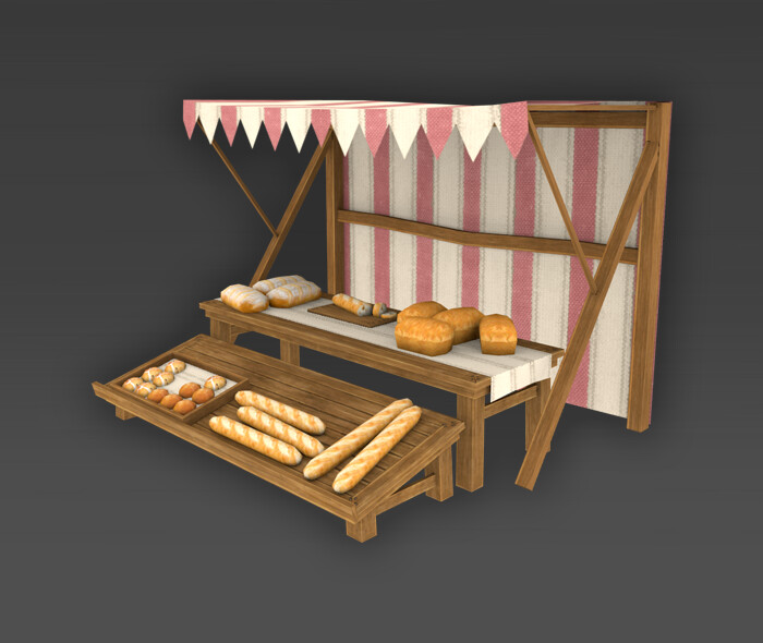Lauren McKellan - Stylised Market Stalls