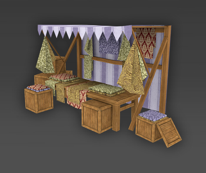 Lauren McKellan - Stylised Market Stalls