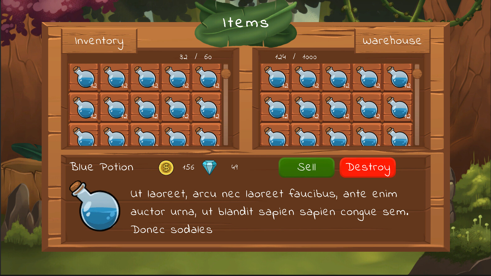 ArtStation - Nature UI