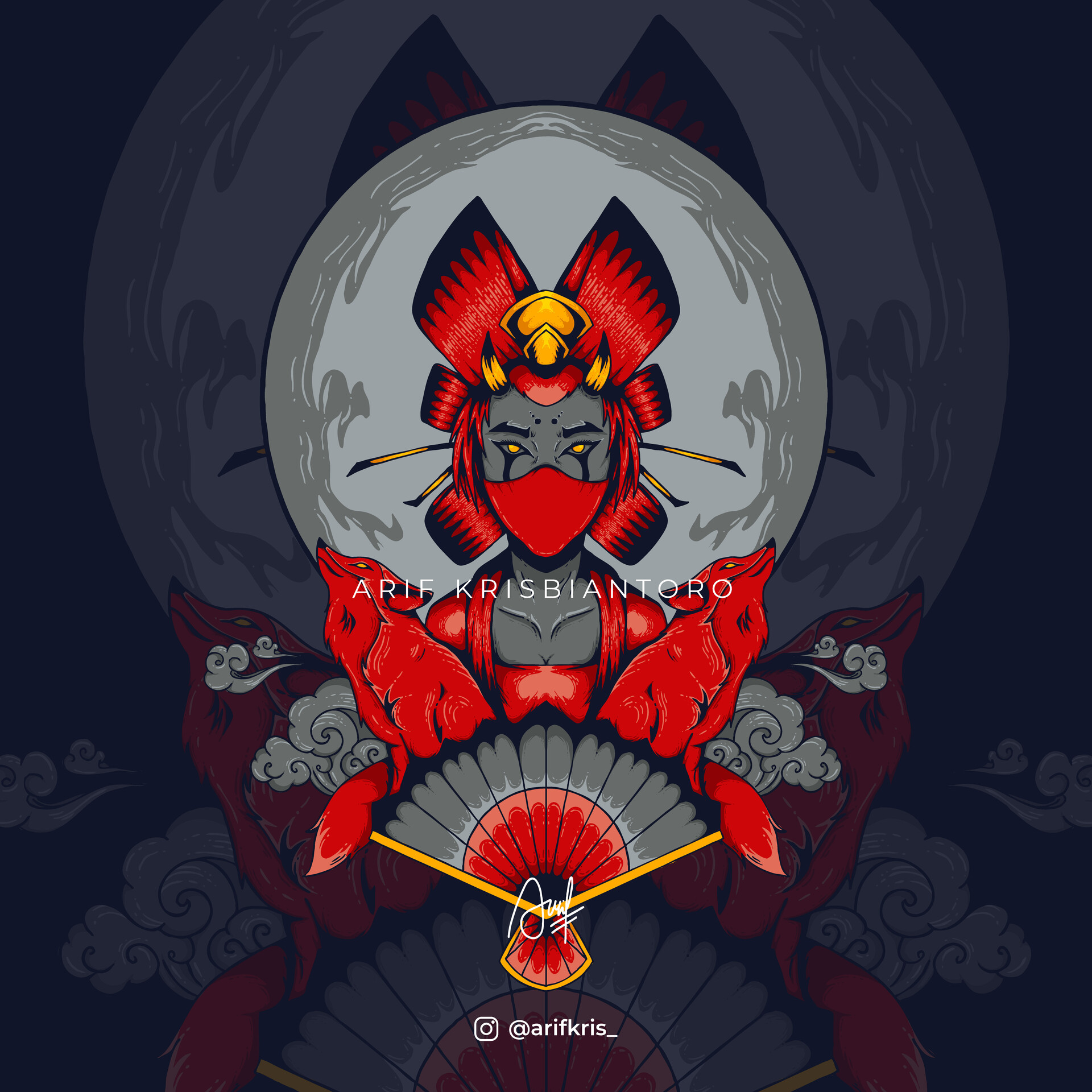 ArtStation - The Lady Red Fox