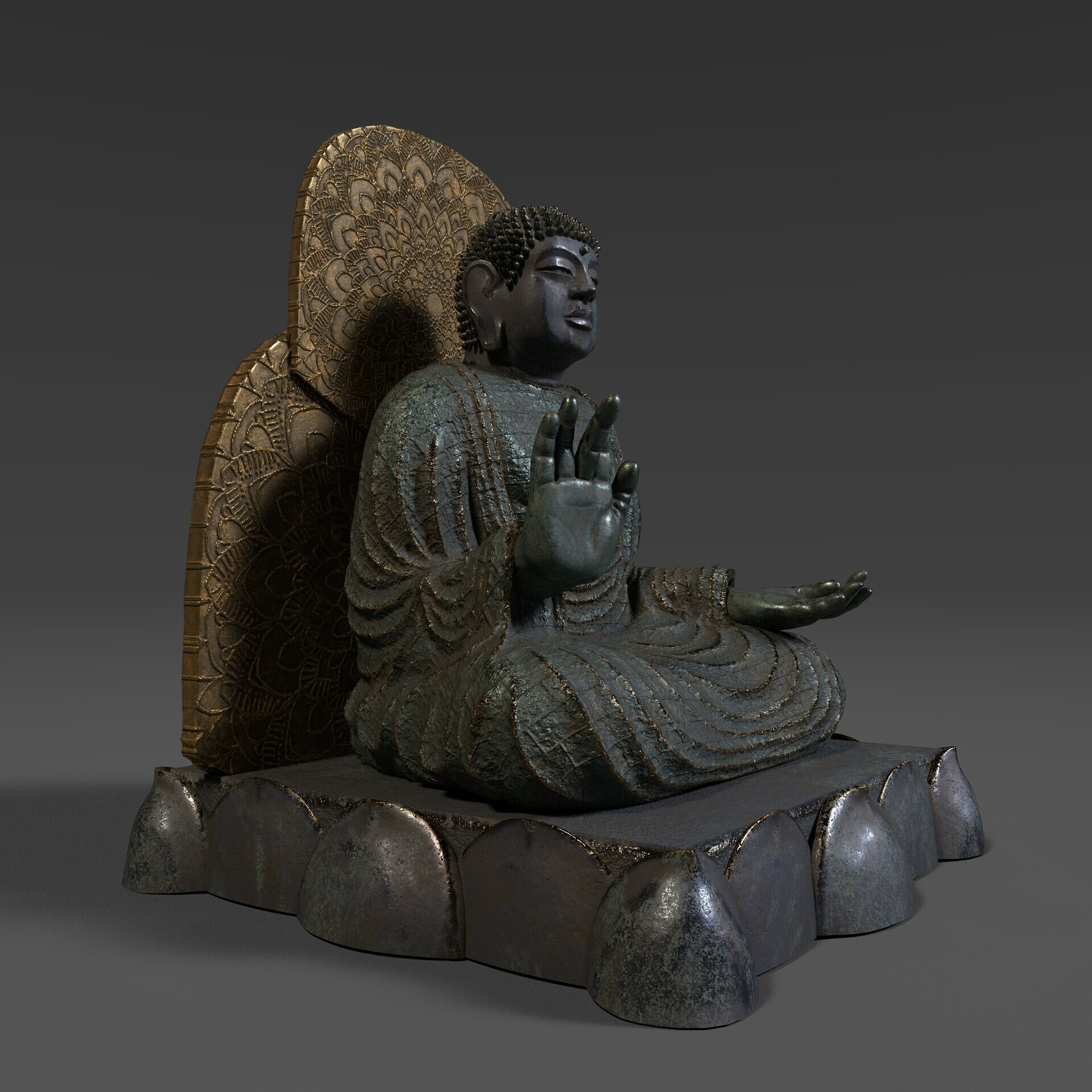 ArtStation - Victor Rojas | Buda Vairocana