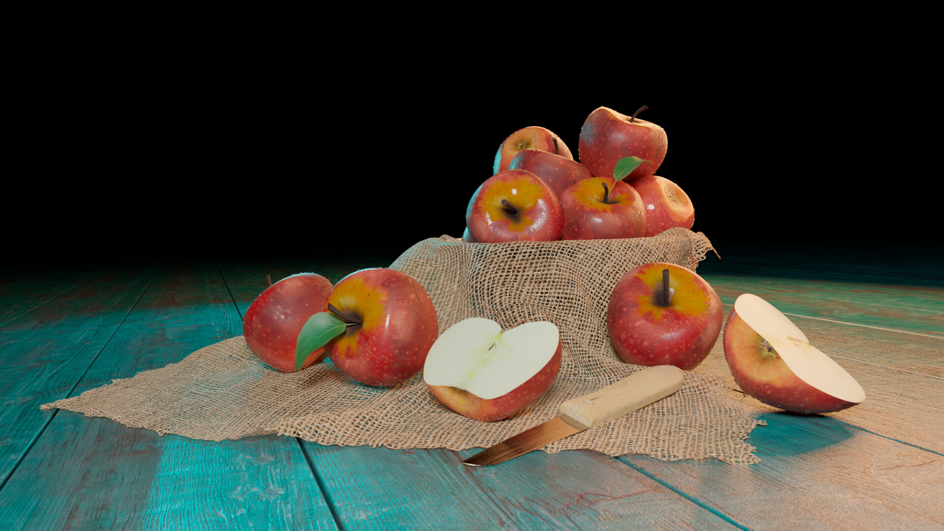 ArtStation - Apples Still Life