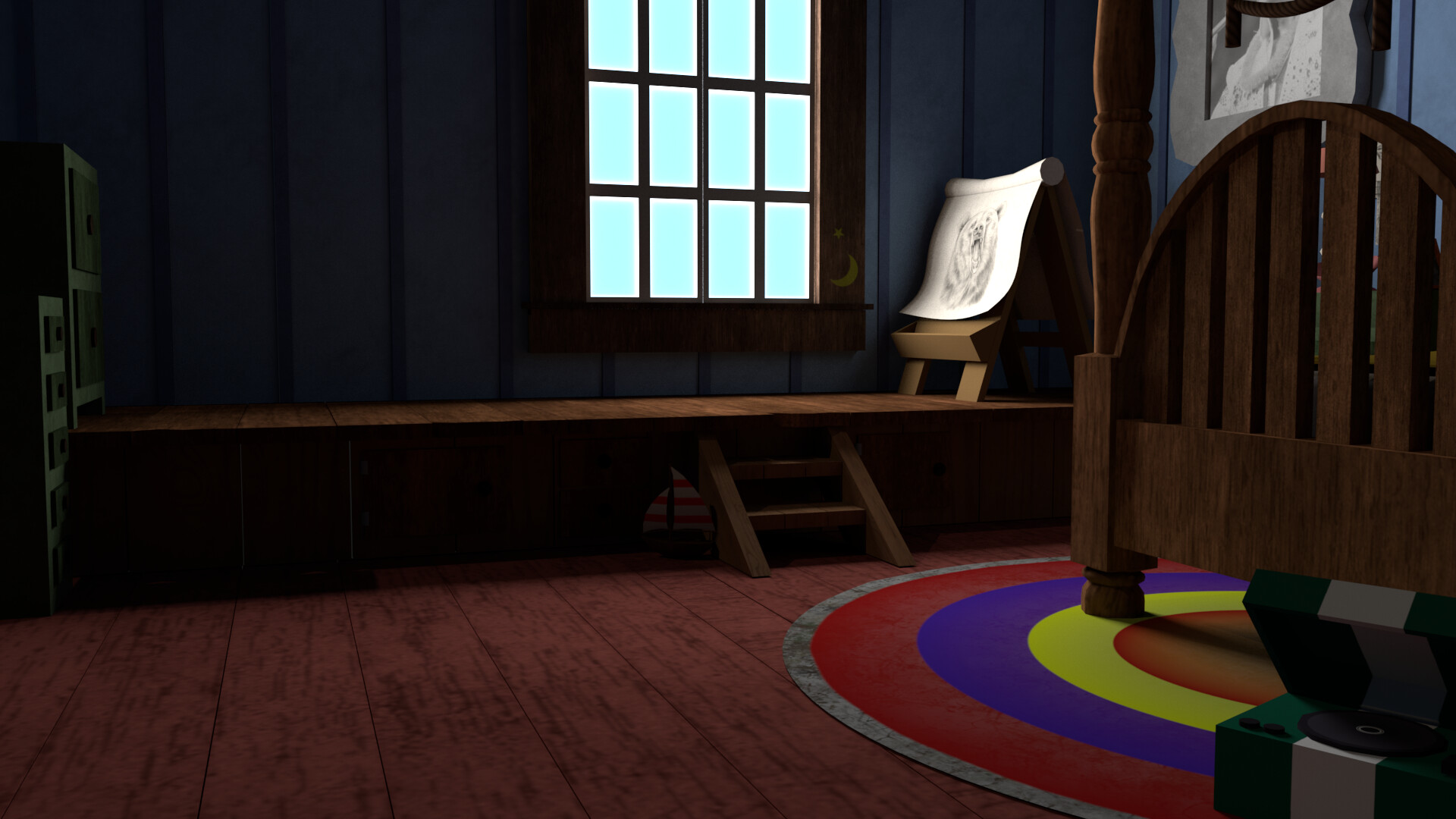 ArtStation - Lilo & Stitch Room