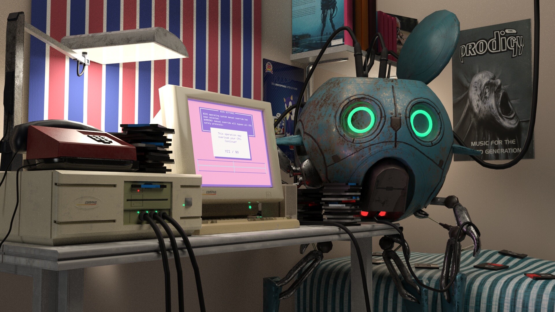 ArtStation - 3D Environment With Robot