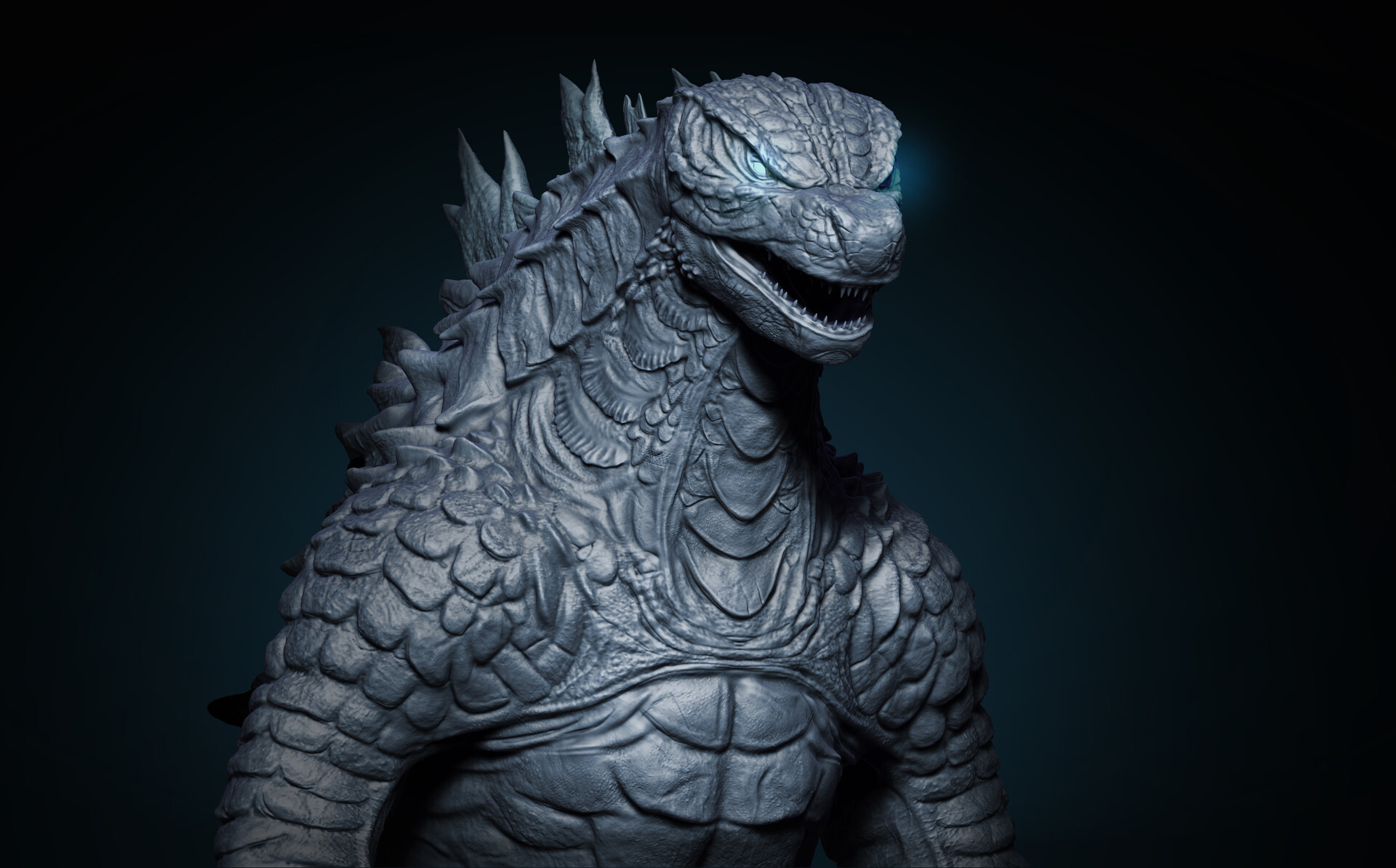 ArtStation - Godzilla Fan art~