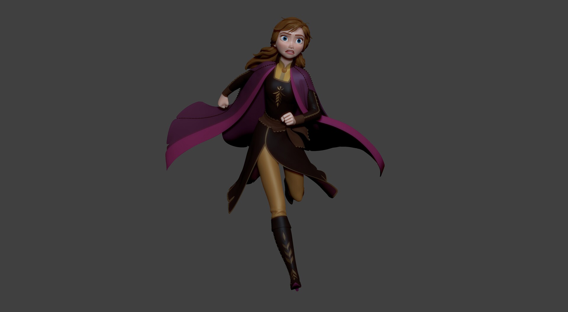 ArtStation - Anna Travel Costume Design Sculpt