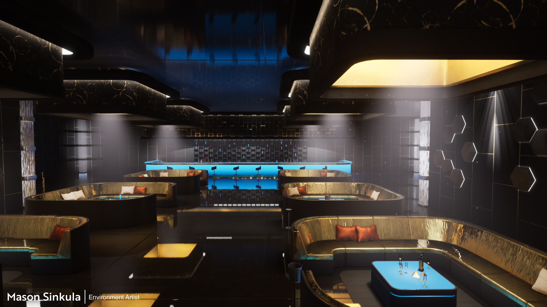 ArtStation - Elect CyberPunk Lounge