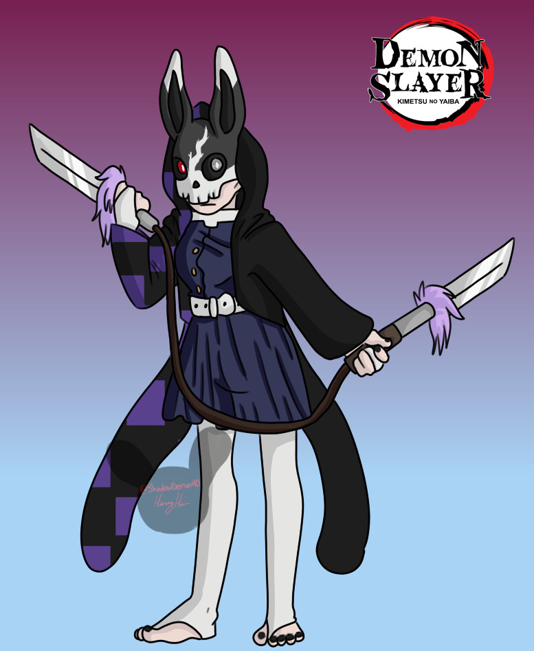 demon slayer shadow drawing