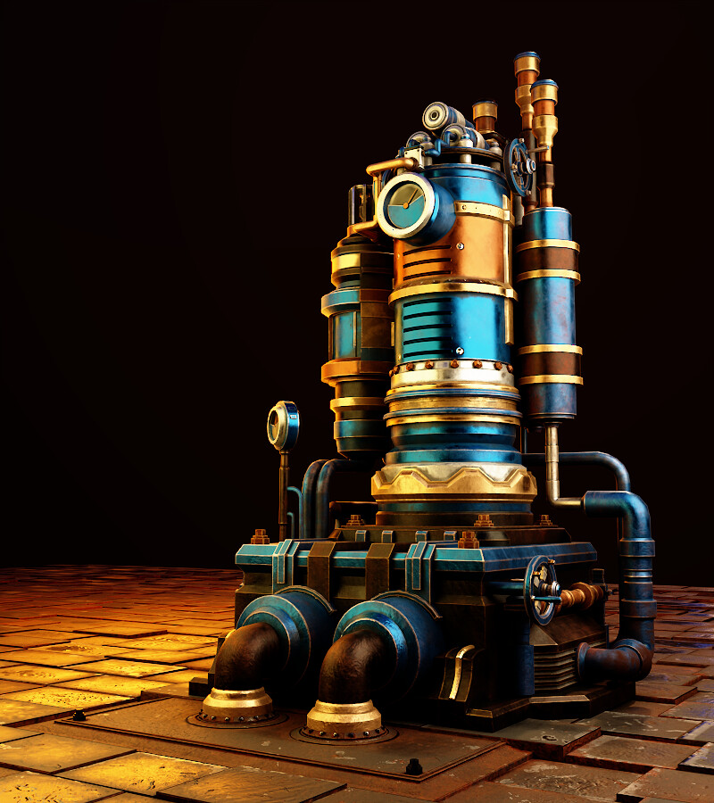 ArtStation - Steampunk Prop