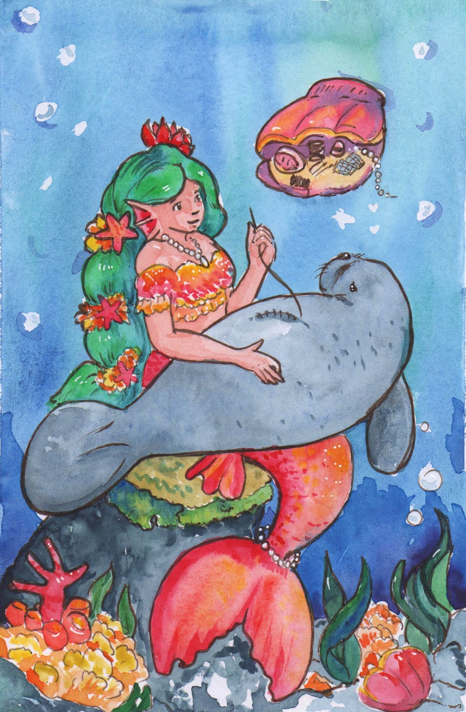 ArtStation - Healing Mermaid