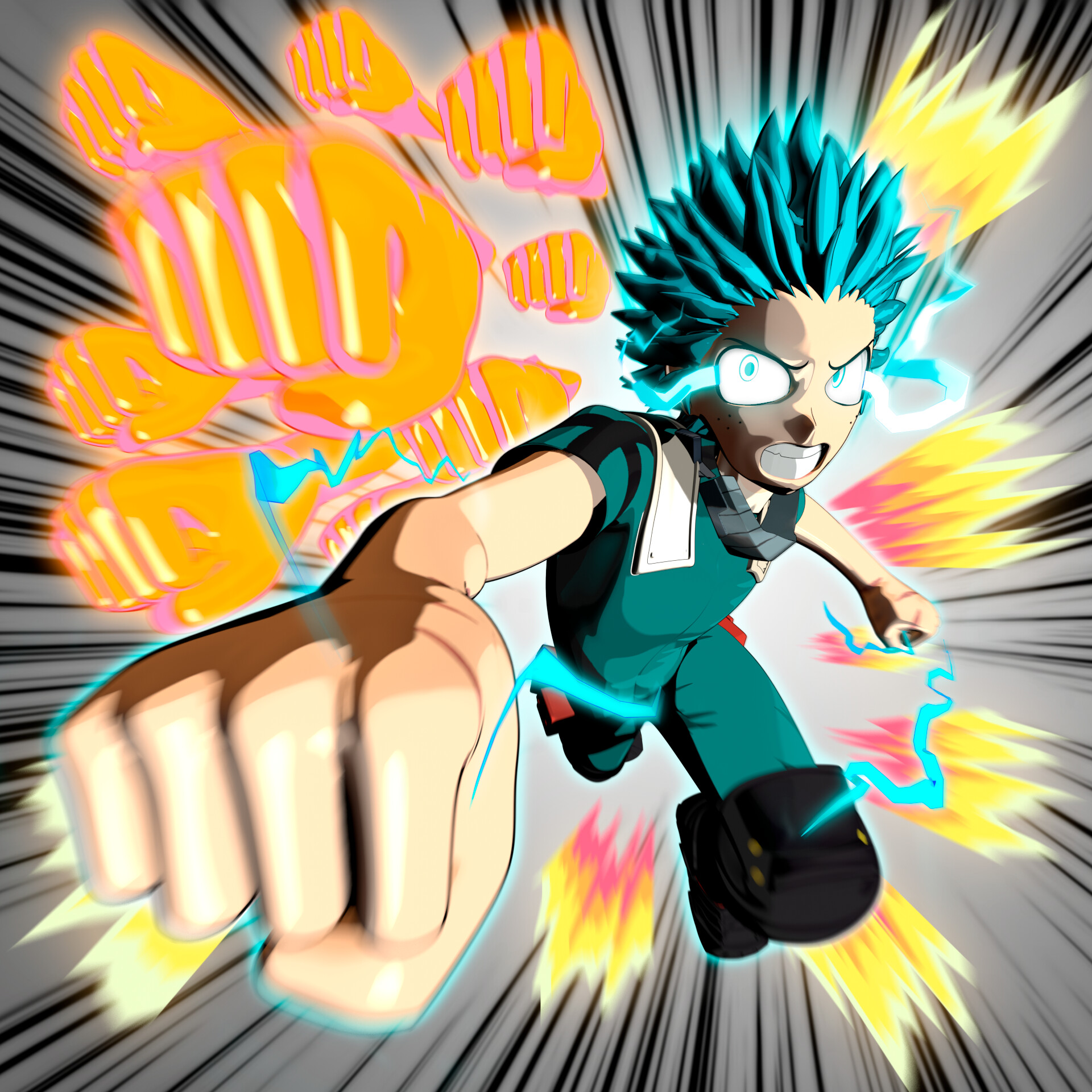 ArtStation - Deku One For All 100%