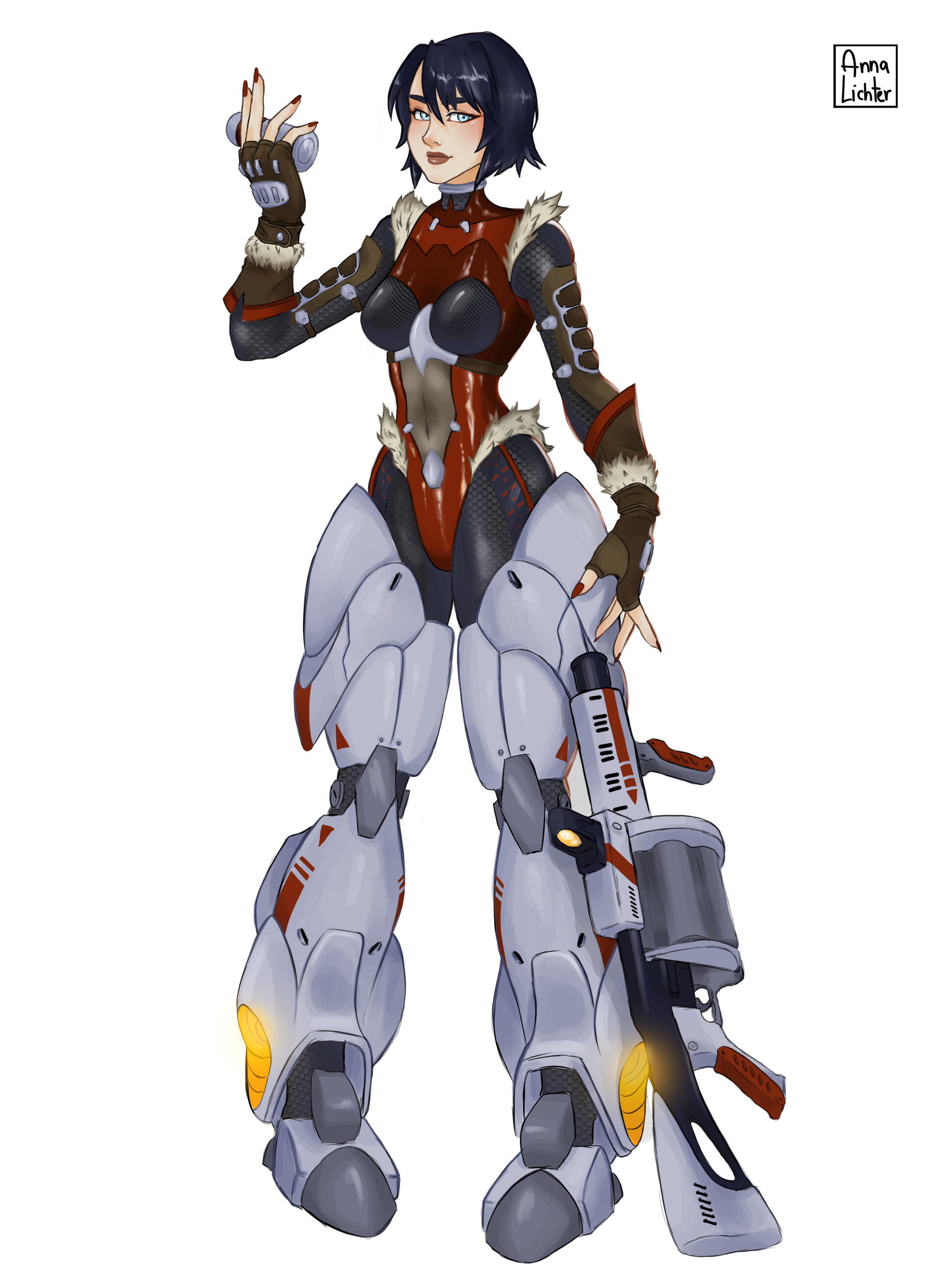 Anna Lichter - Model Sheet Female Character