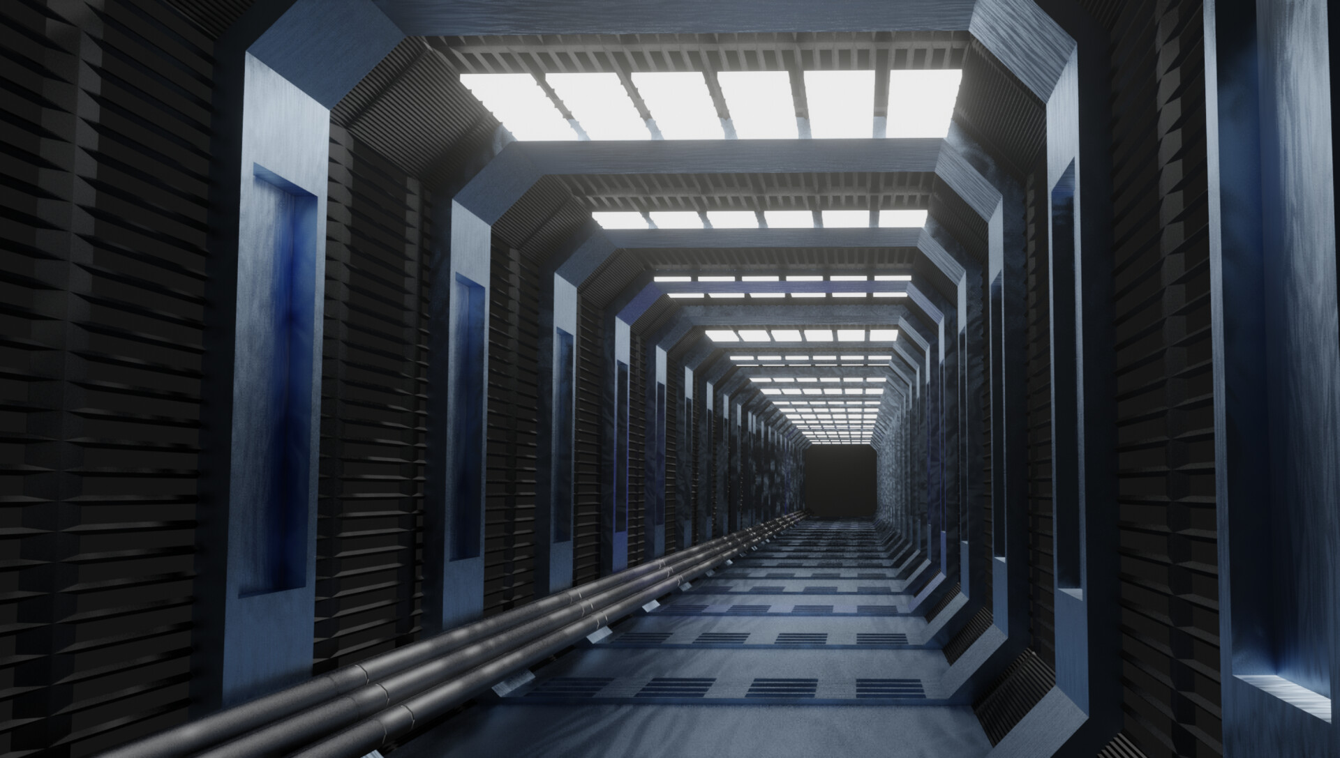 ArtStation - Sci Fi Corridor