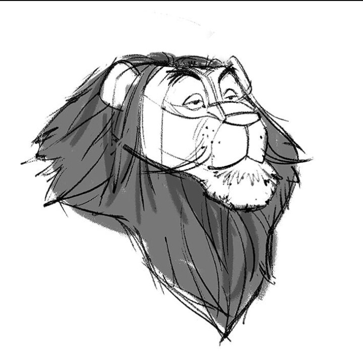 ArtStation - Lion character design