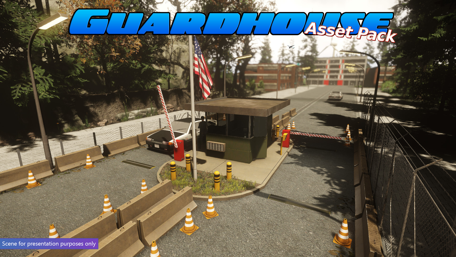 ArtStation - Low-Poly Guardhouse Pack