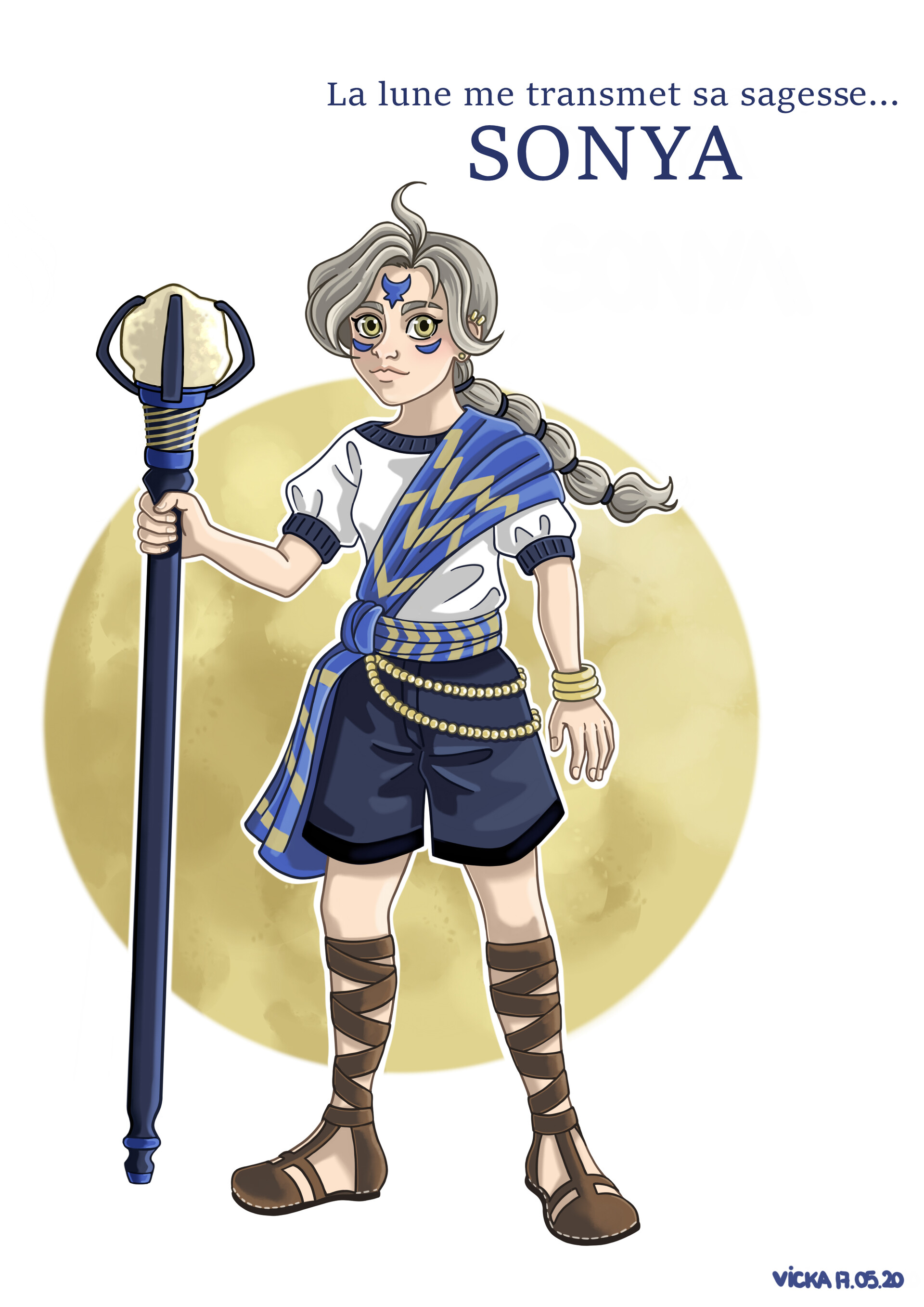 ArtStation - Character design Sonya