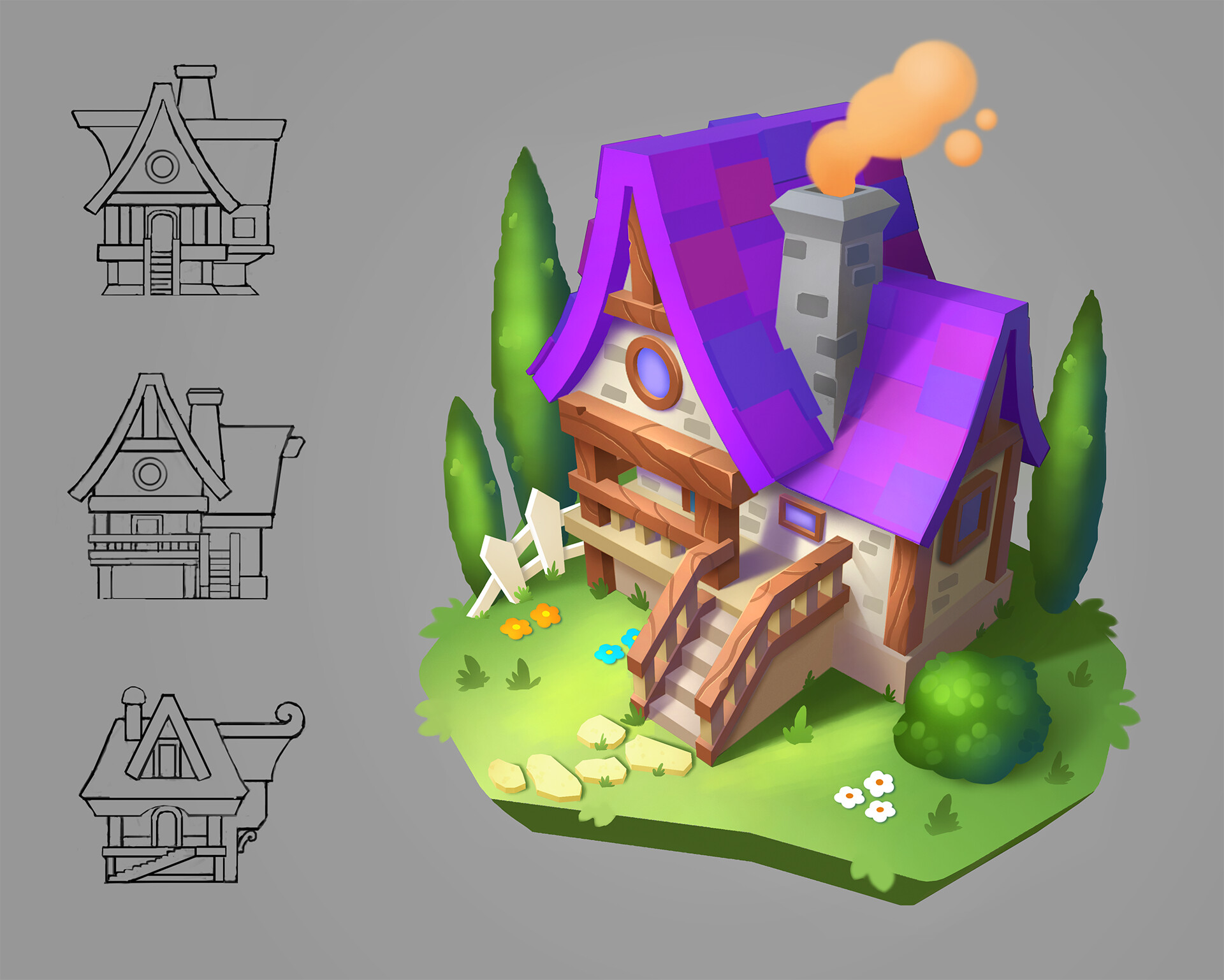 ArtStation - Stylized House