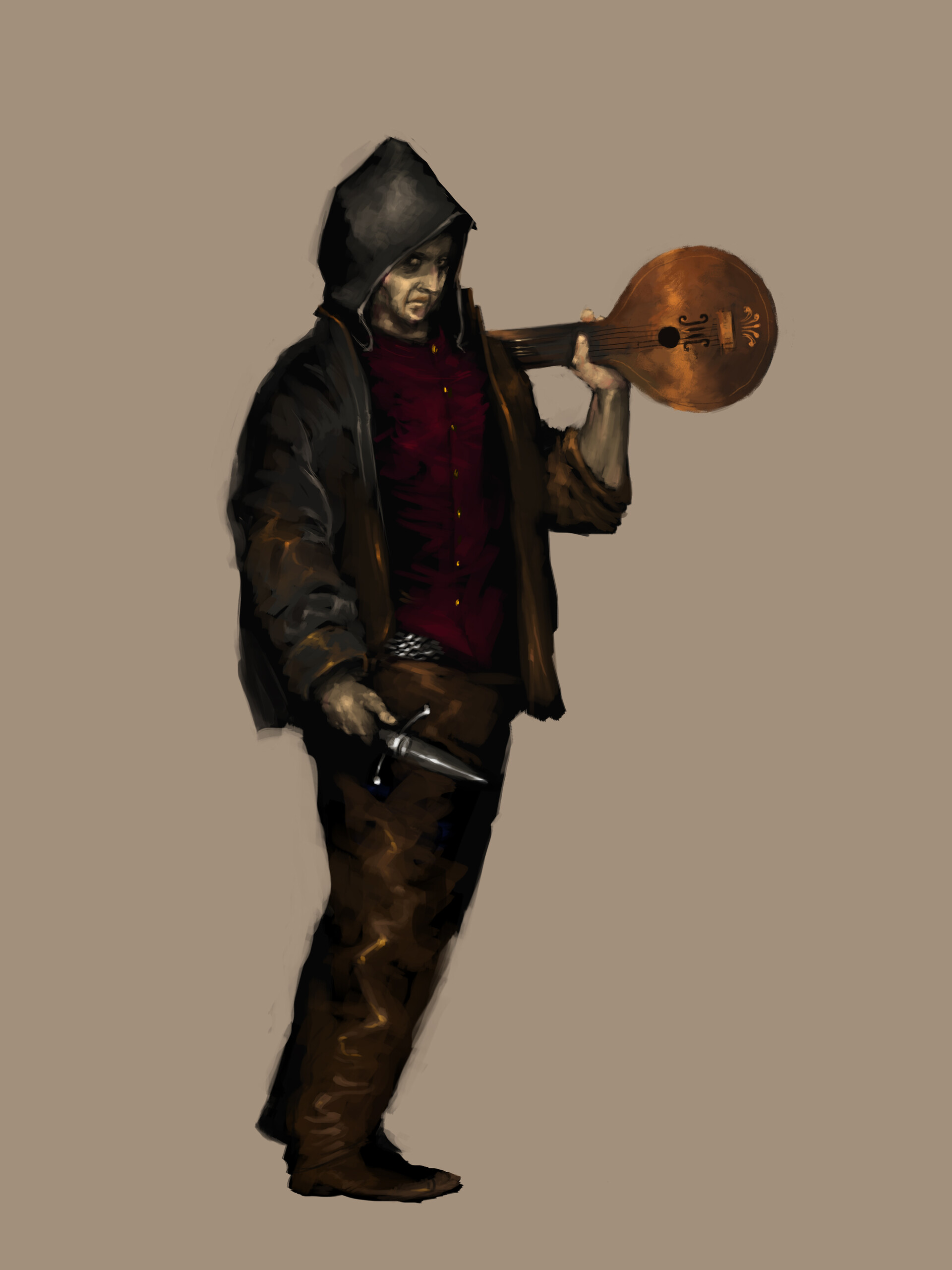 ArtStation - Rogue Bard Character Design