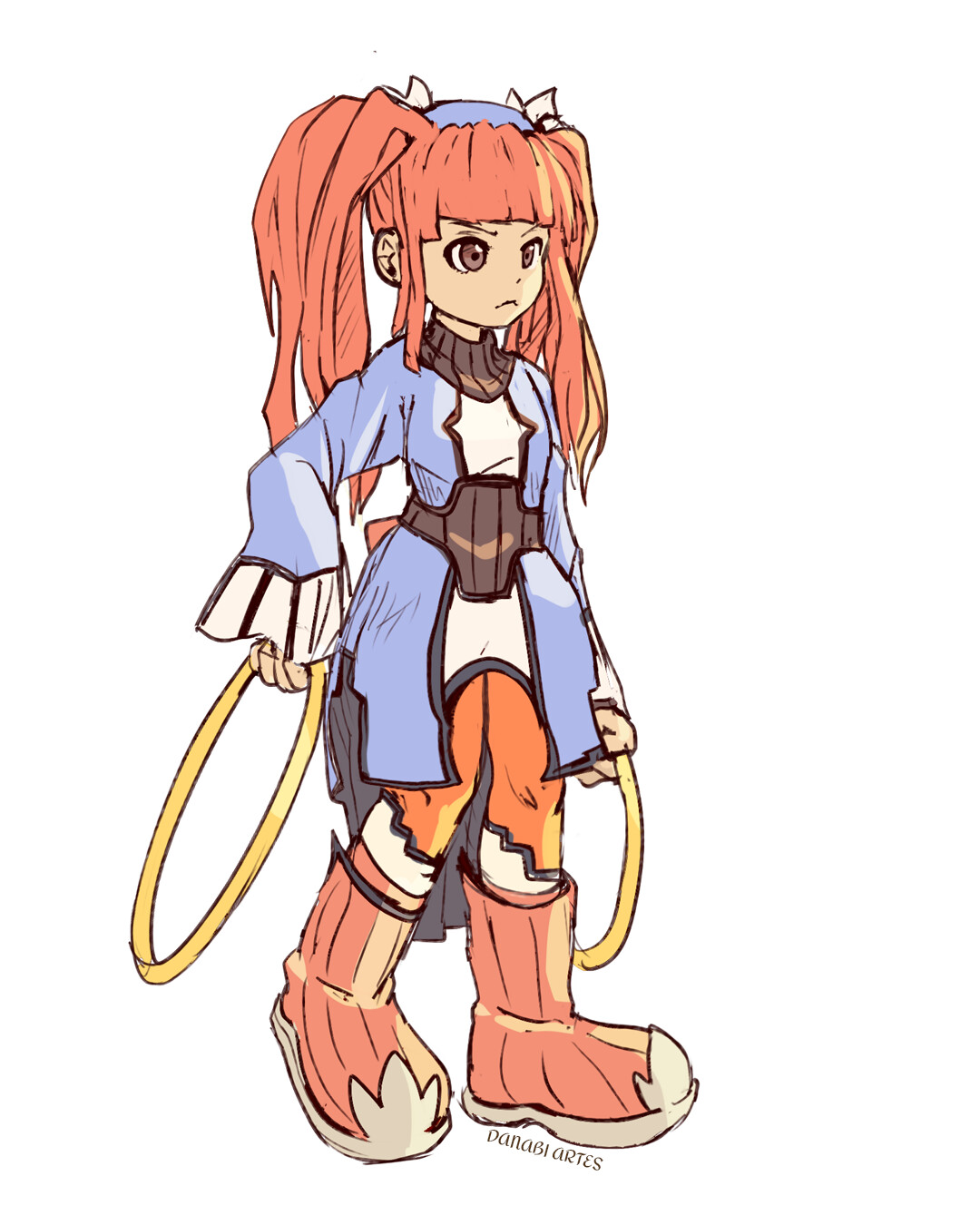 Dana Andrea Paras - JRPG Character sketches