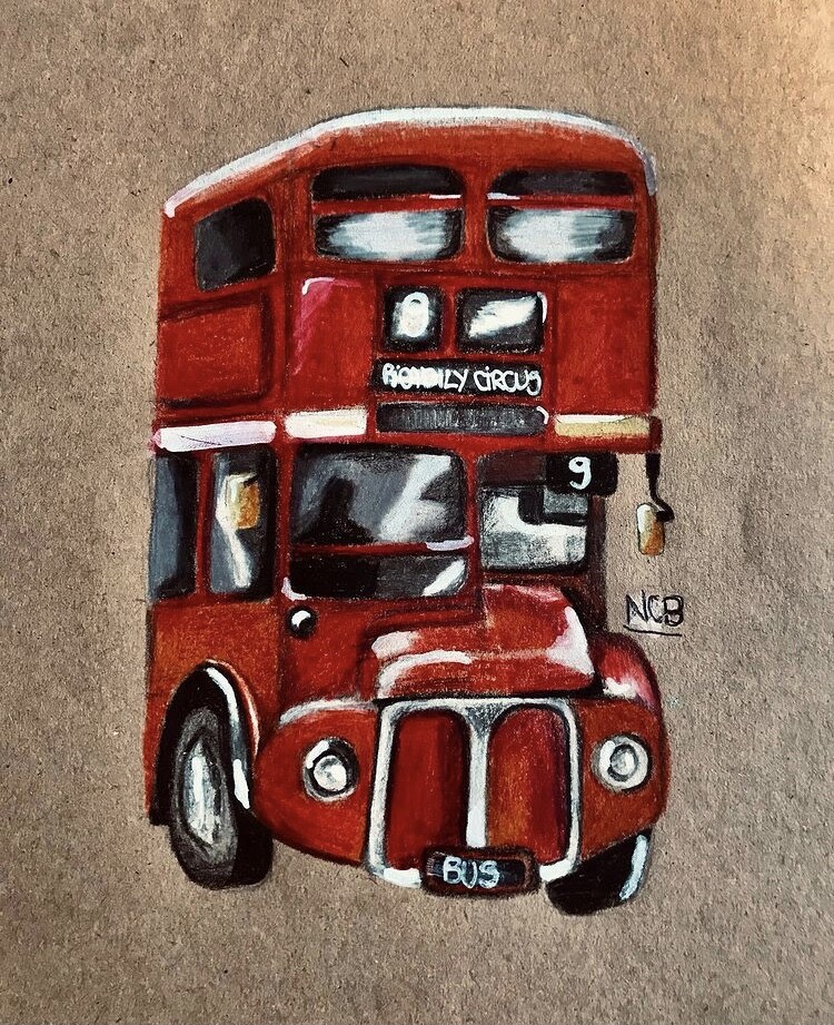 ArtStation - London Bus