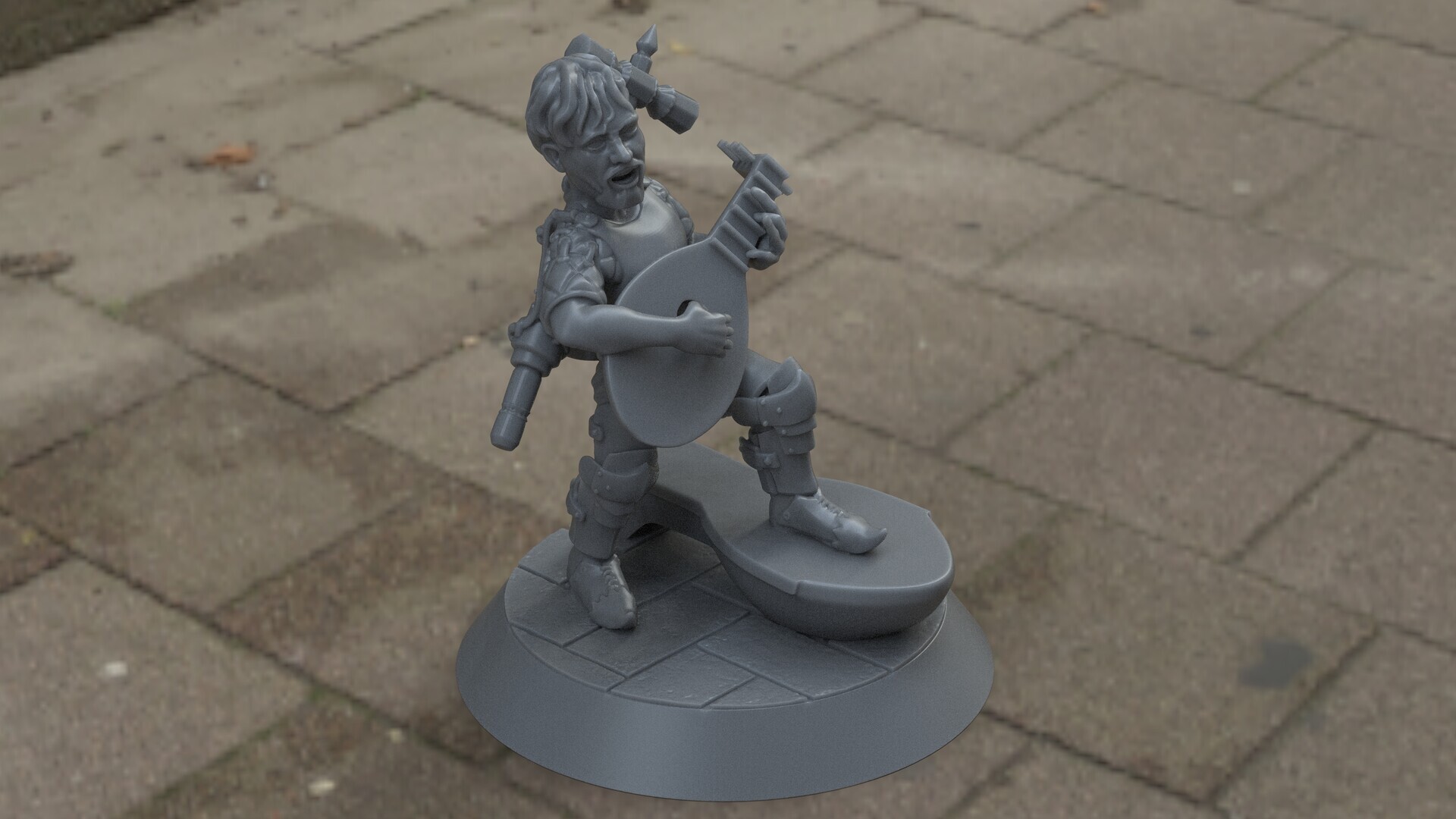 ArtStation - Halfling Bard / warrior