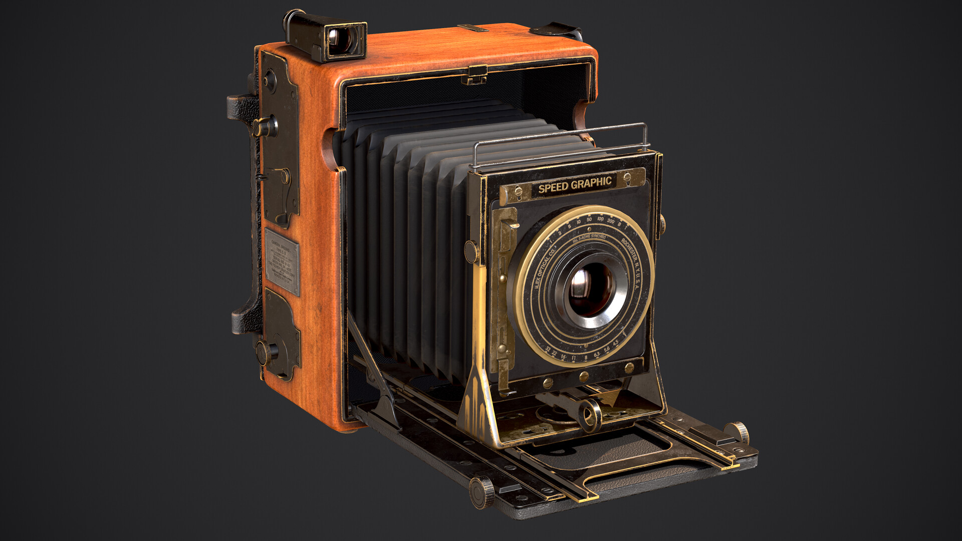 ArtStation - Speed Graphic 4x5 Camera
