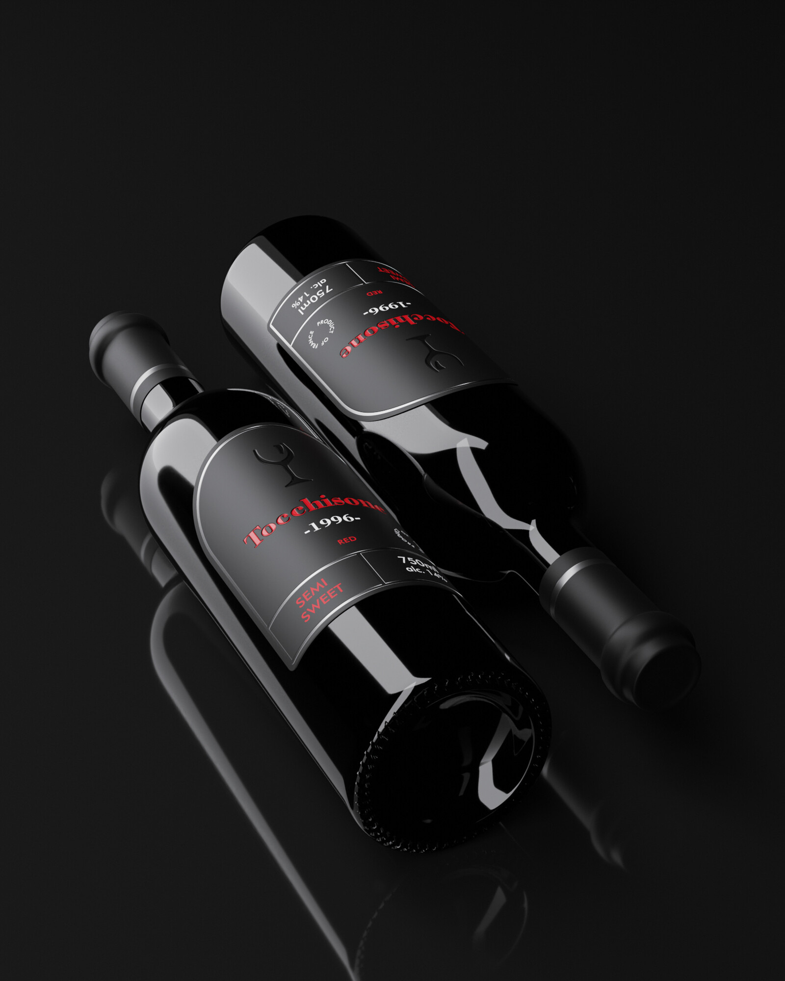 ArtStation - Wine bottle product visualization