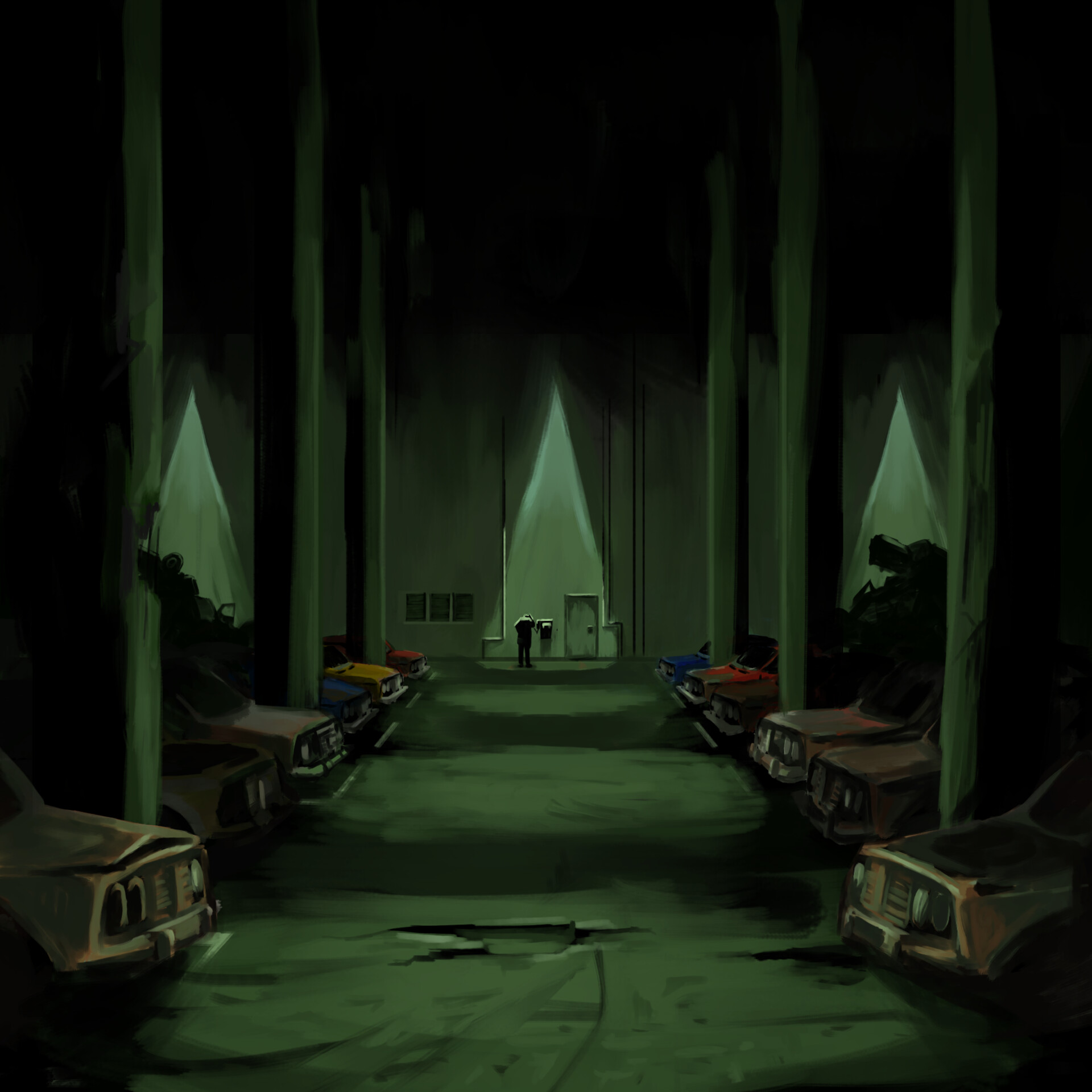 ArtStation - SCP-3074 "Kafka's Parking Garage"