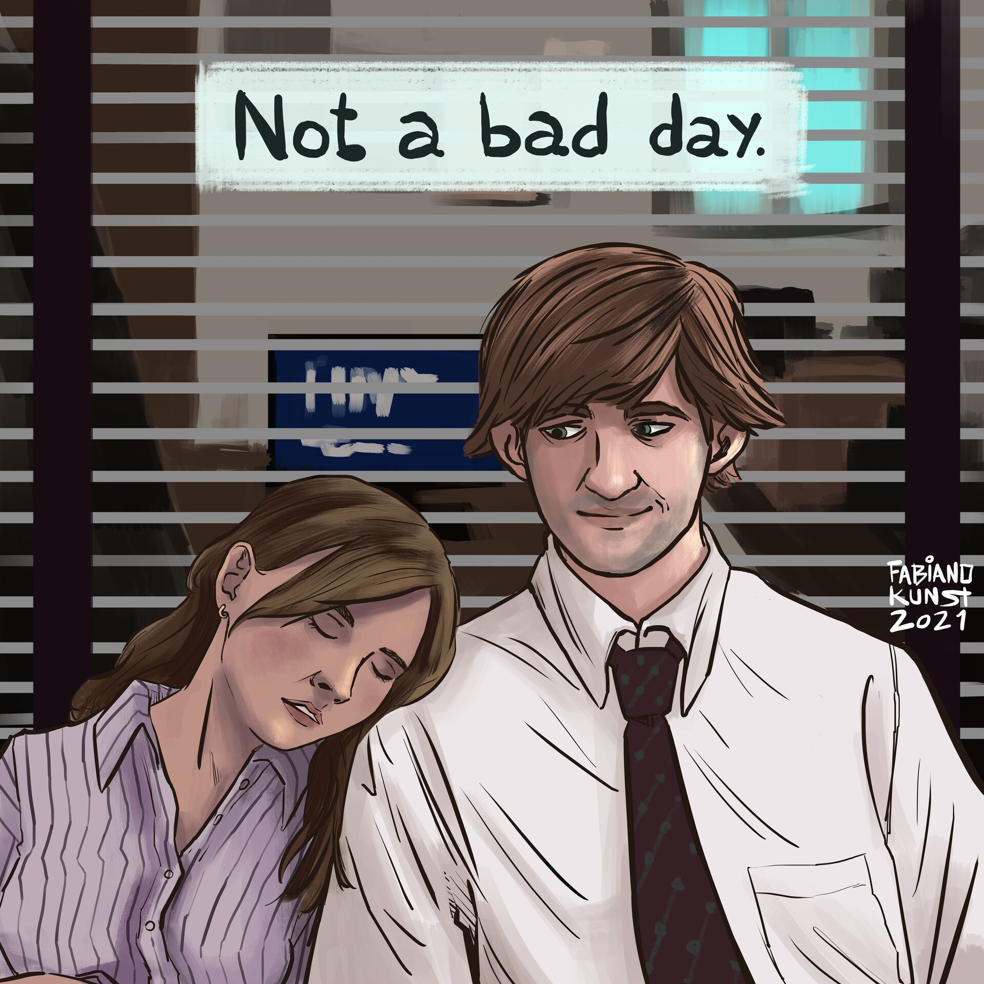 Artstation Jim And Pam The Office