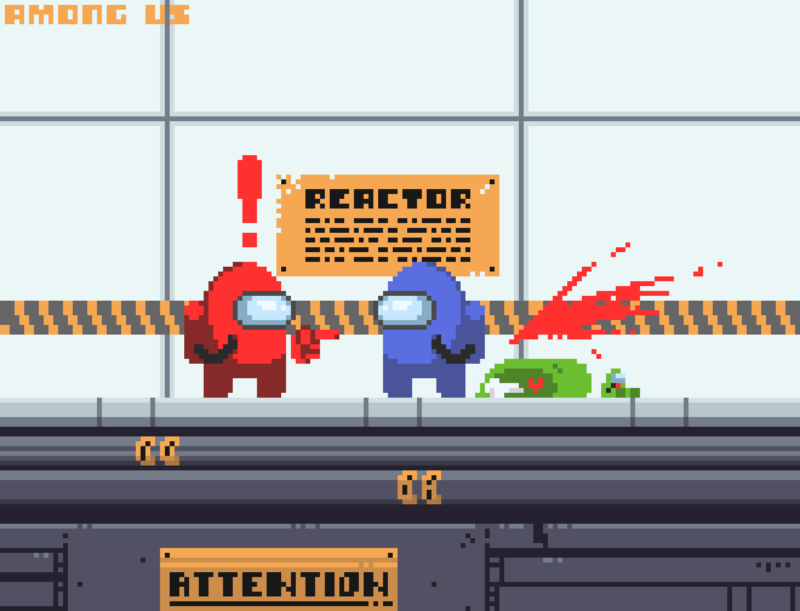 ArtStation - Among us pixel art