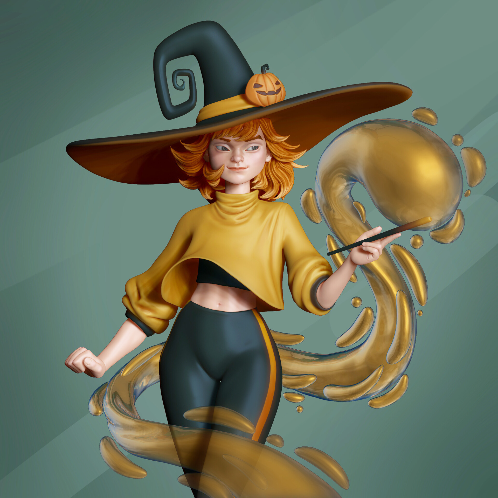 ArtStation - magic girl