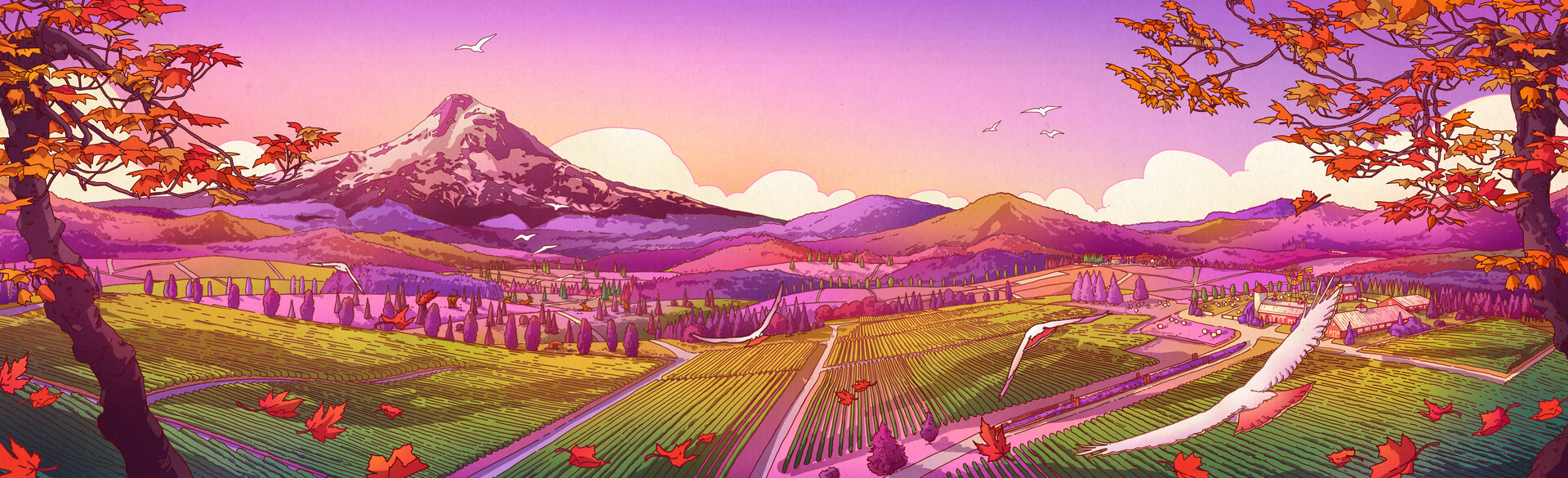 ArtStation - Oregon’s Magical Valley