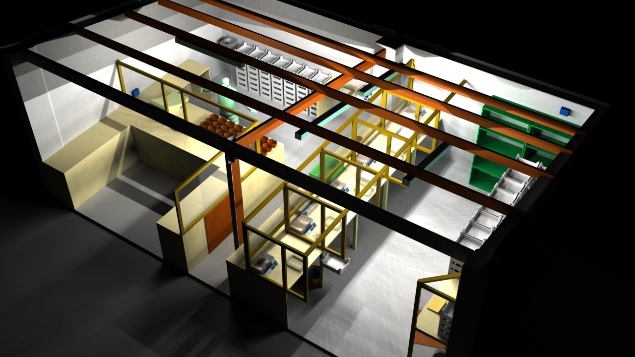 Farm Shop Lighting Layout