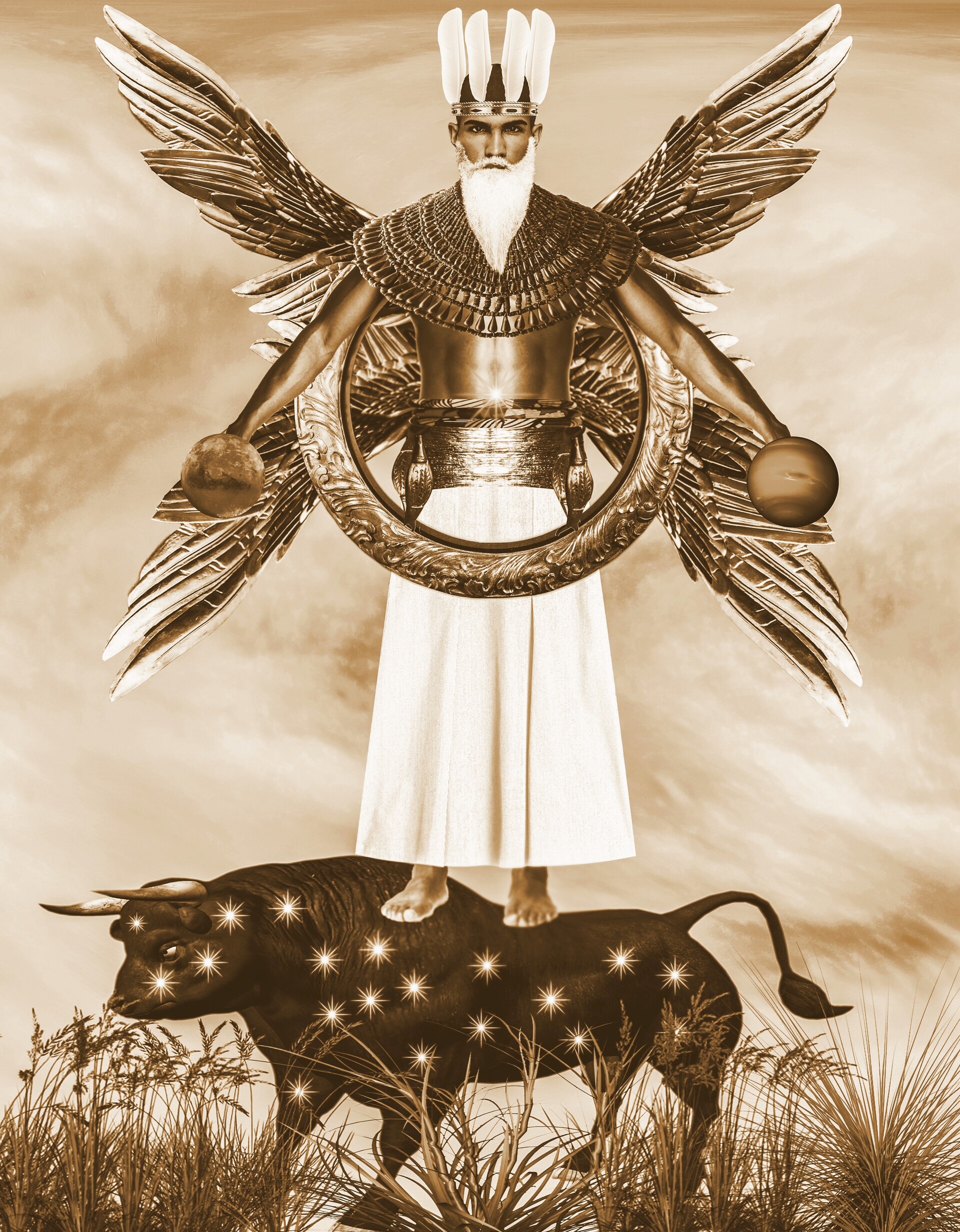 ArtStation - ANCIENT IGBO / SUMERIAN ANU / ENUNEKE / ENU-NNA And NNE ...